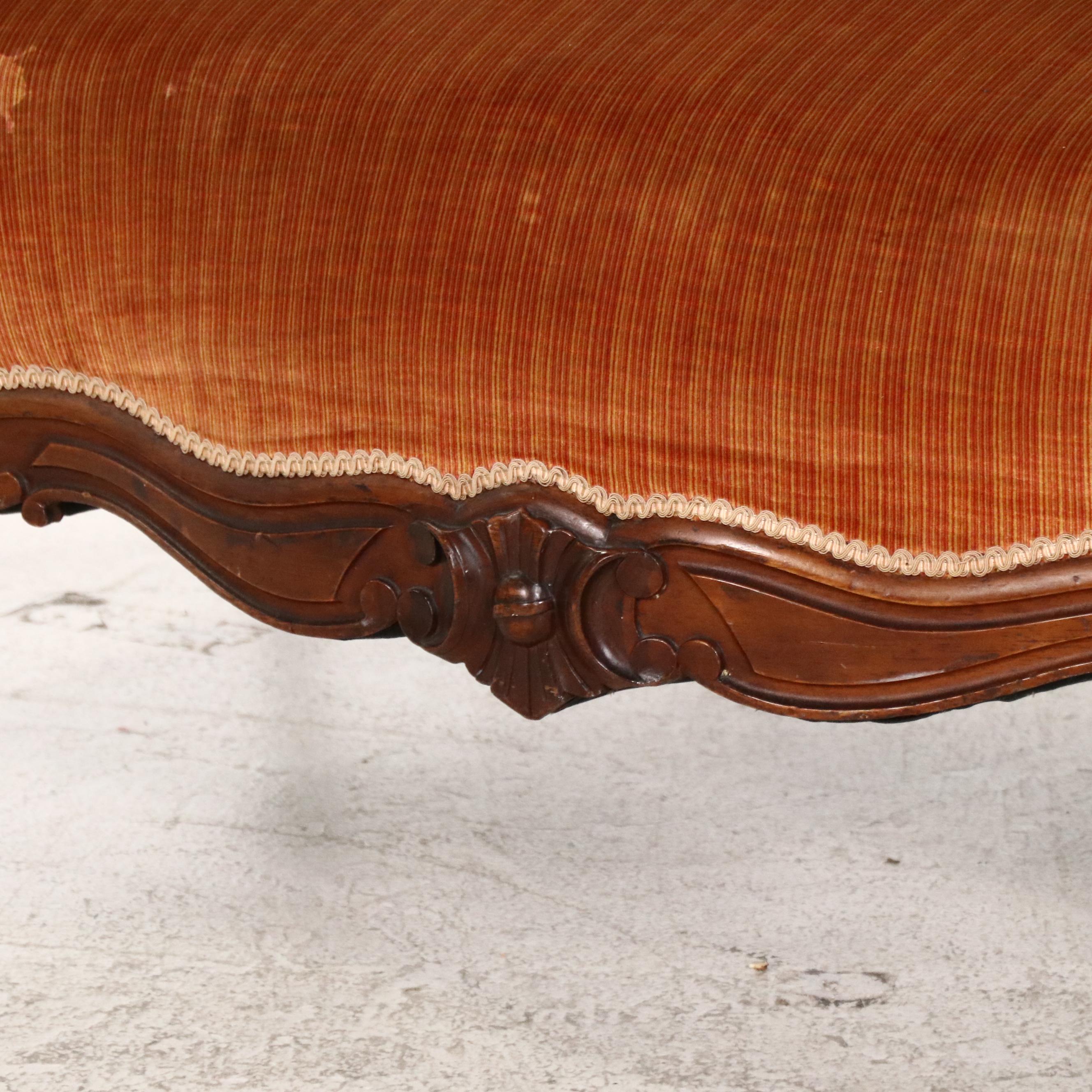 J. & J. W. Meeks "Hawkins Pattern" Laminated Rosewood Sofa, Mid-19th ...