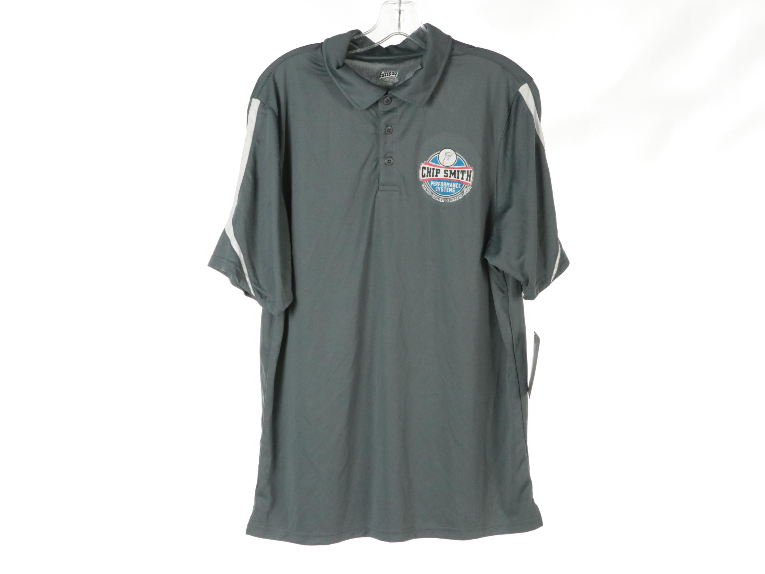 Men's Eastbay Chip Smith Performance Systems Logo Polo Shirts, With ...