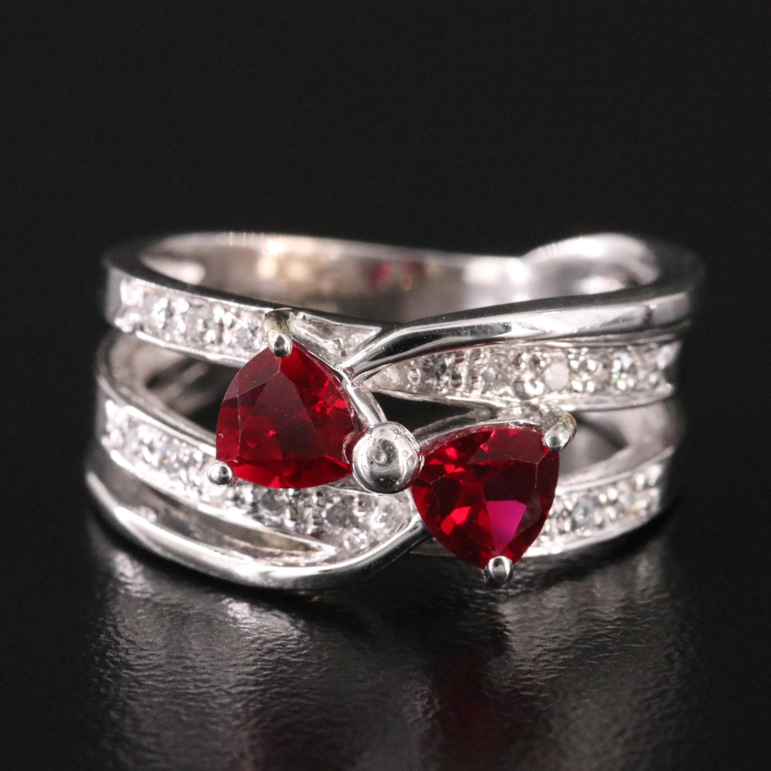 14K Ruby and Diamond Ring | EBTH