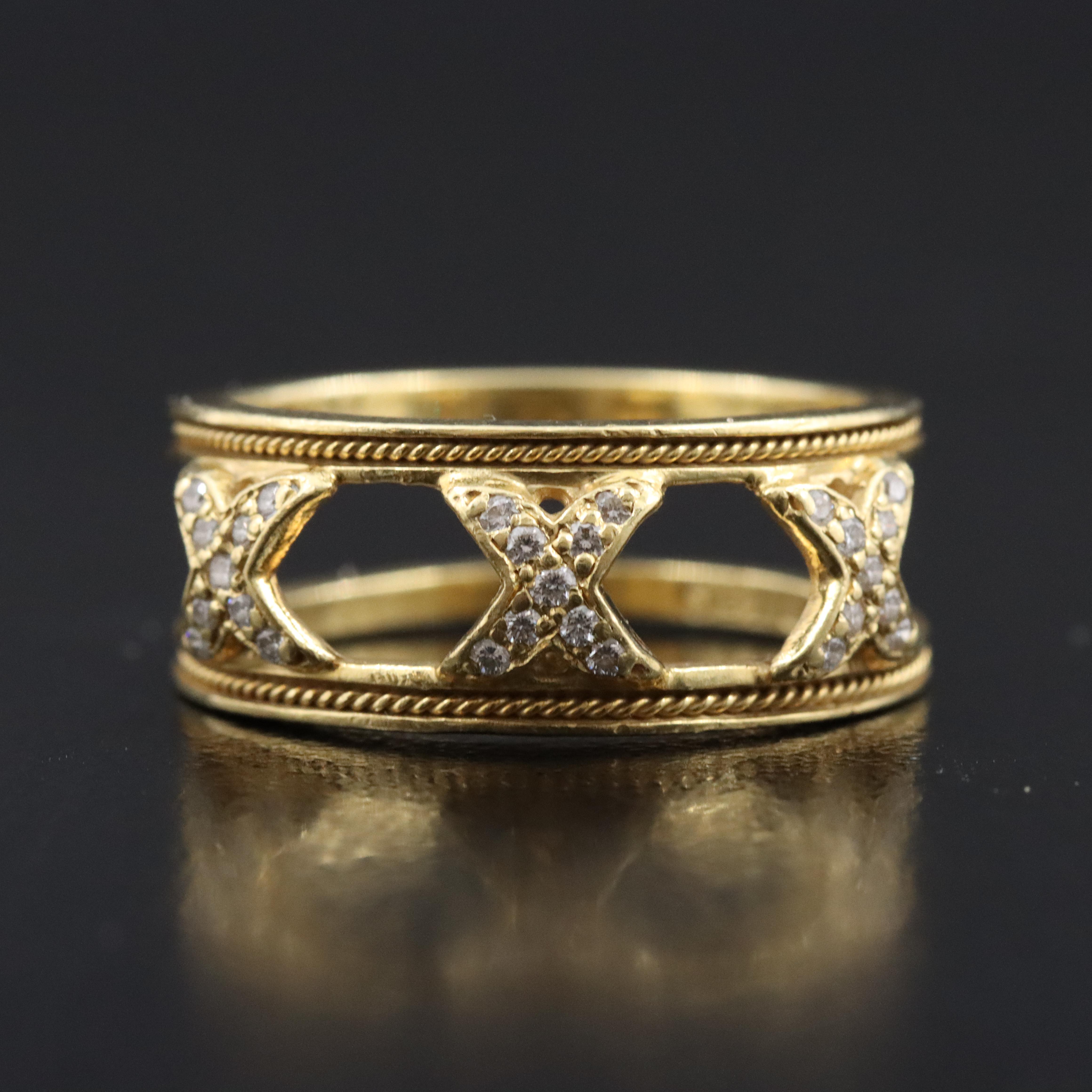 Hidalgo 18K Diamond Triple X Jacket Band | EBTH