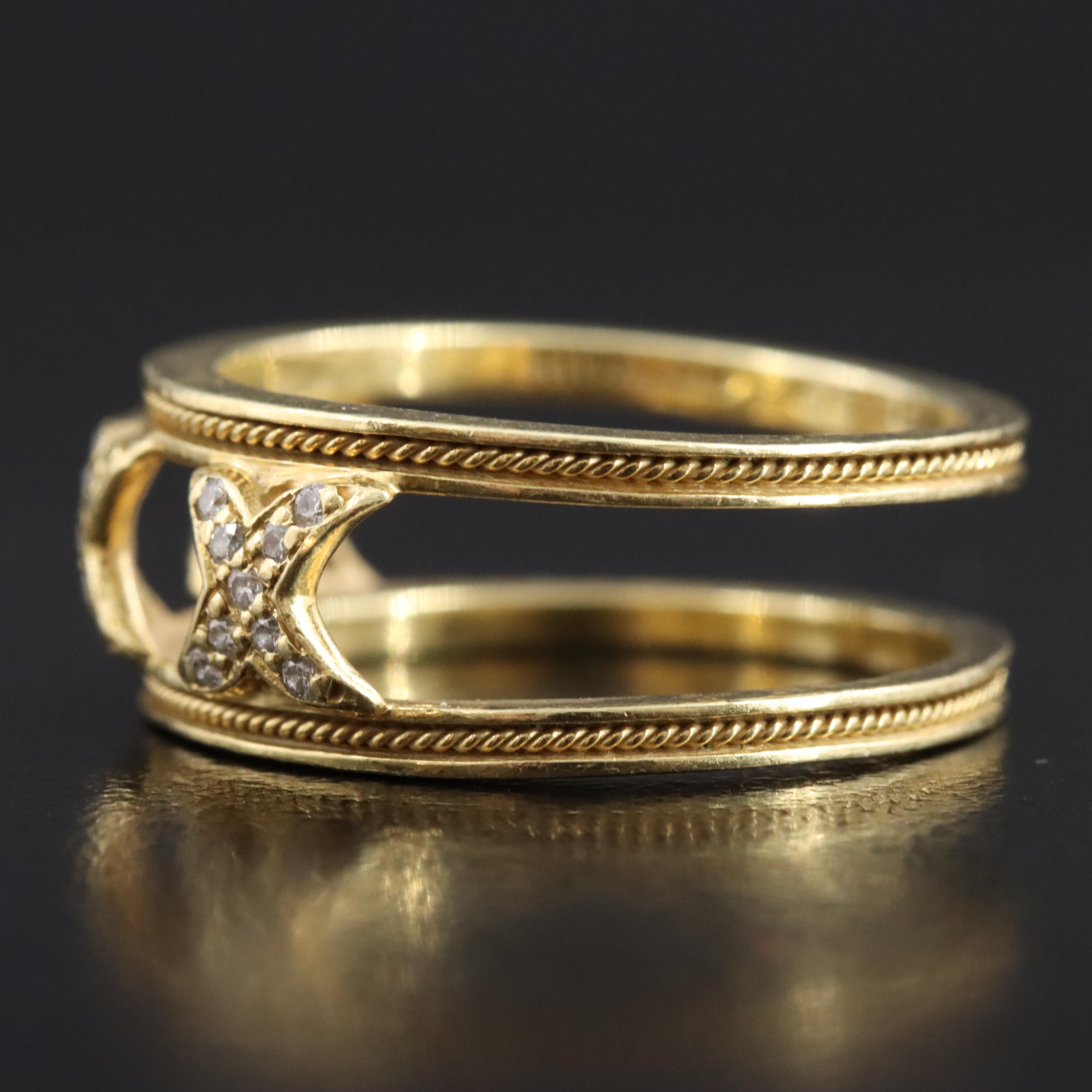 Hidalgo 18K Diamond Triple X Jacket Band | EBTH