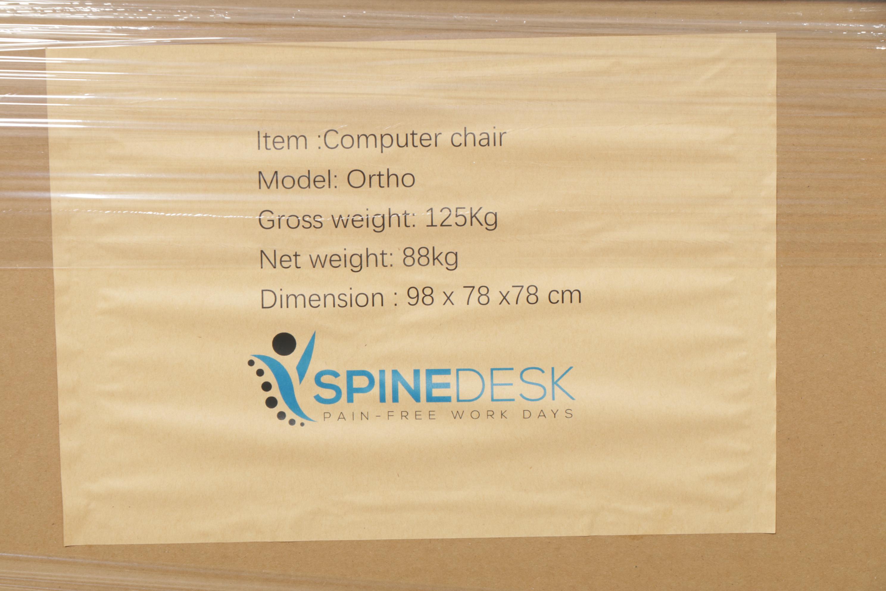 SpineDesk Ergonomic Reclining Computer Chair Work Station | EBTH