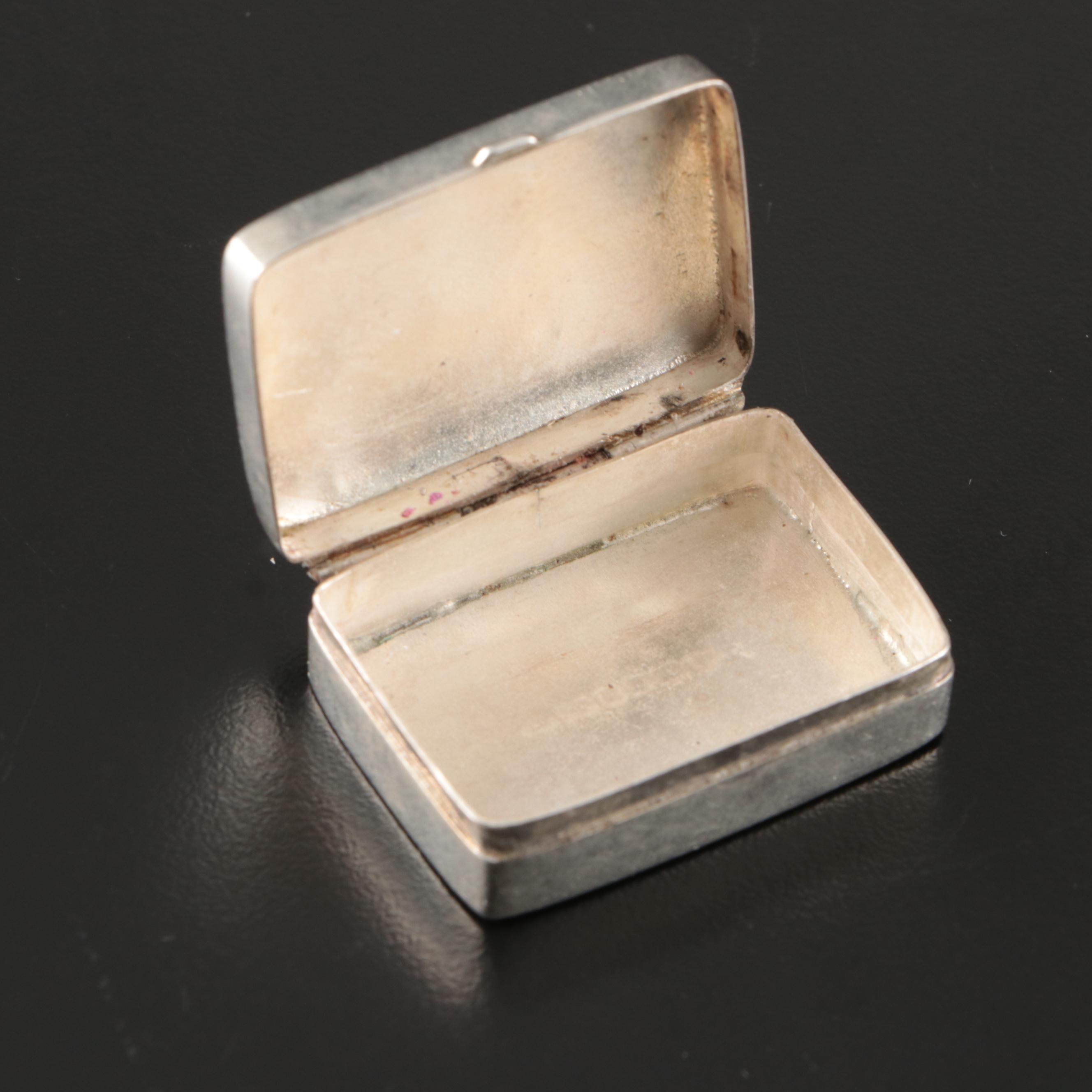 Ari D. Norman English Sterling Silver Decorative Box, 1998 | EBTH