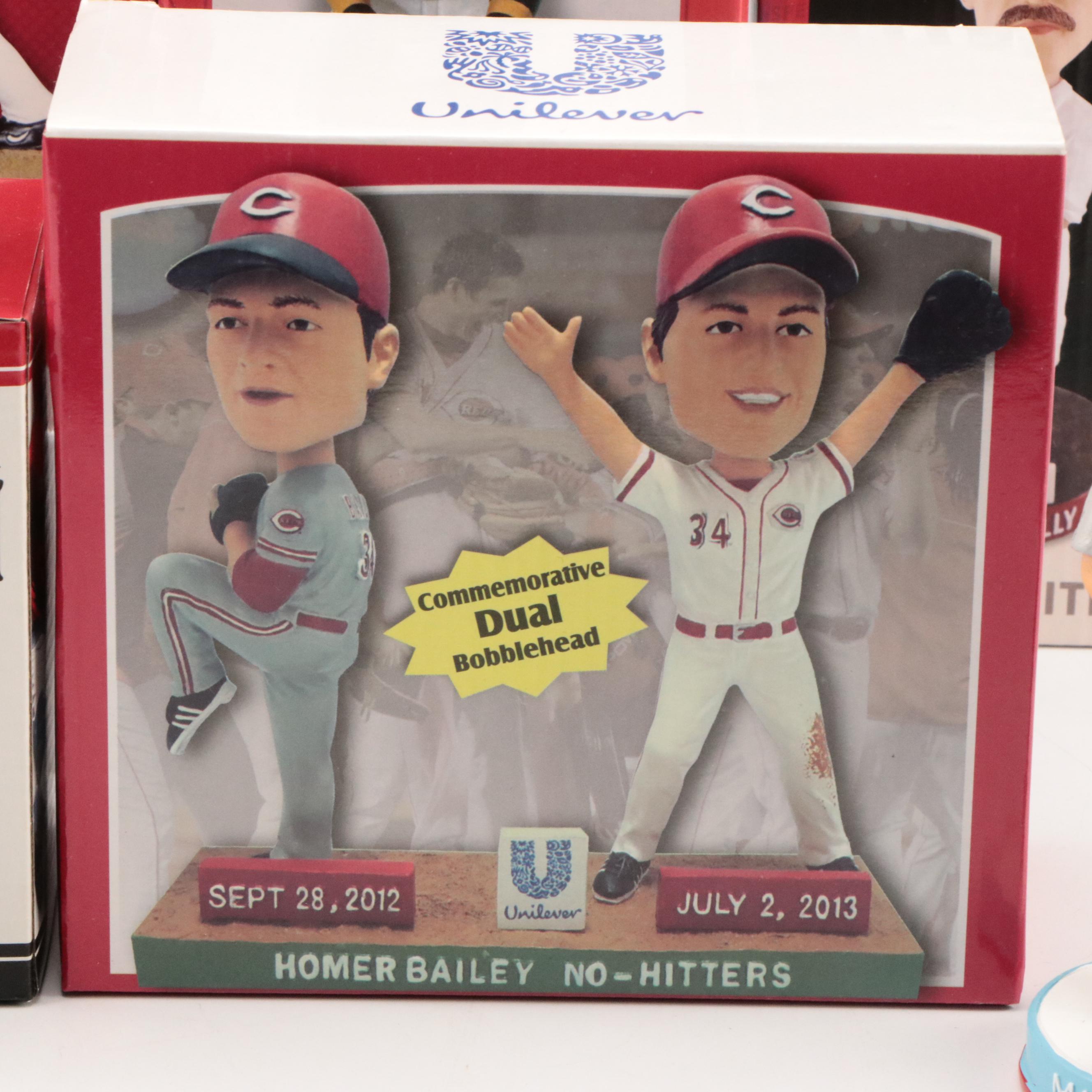 Cincinnati Reds Bobbleheads Featuring Ken Griffey Jr., Joey Votto, and ...