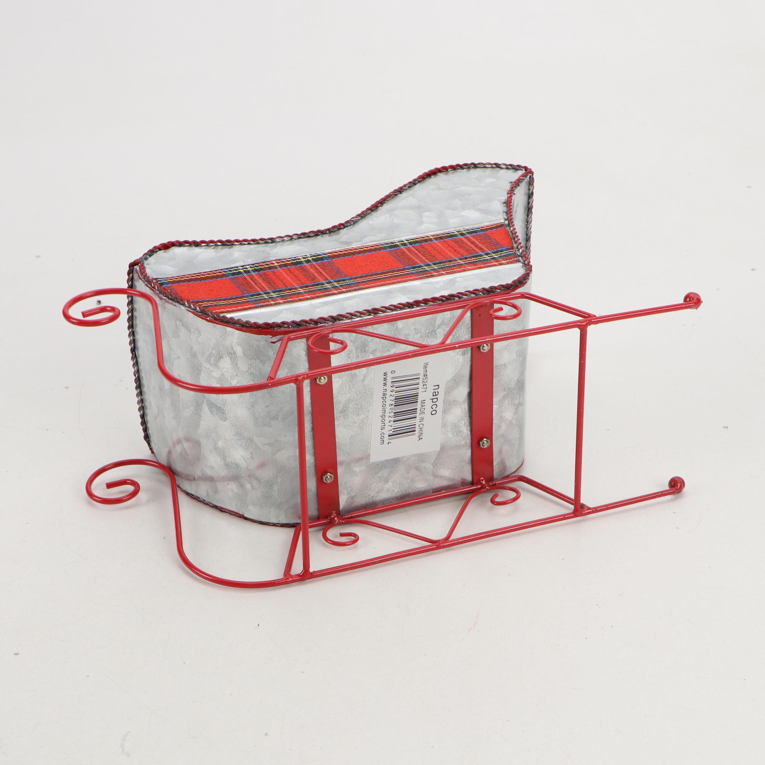 Lenox and Pandora Ceramic Ornaments with Light Up Trees and Resin Elf ...