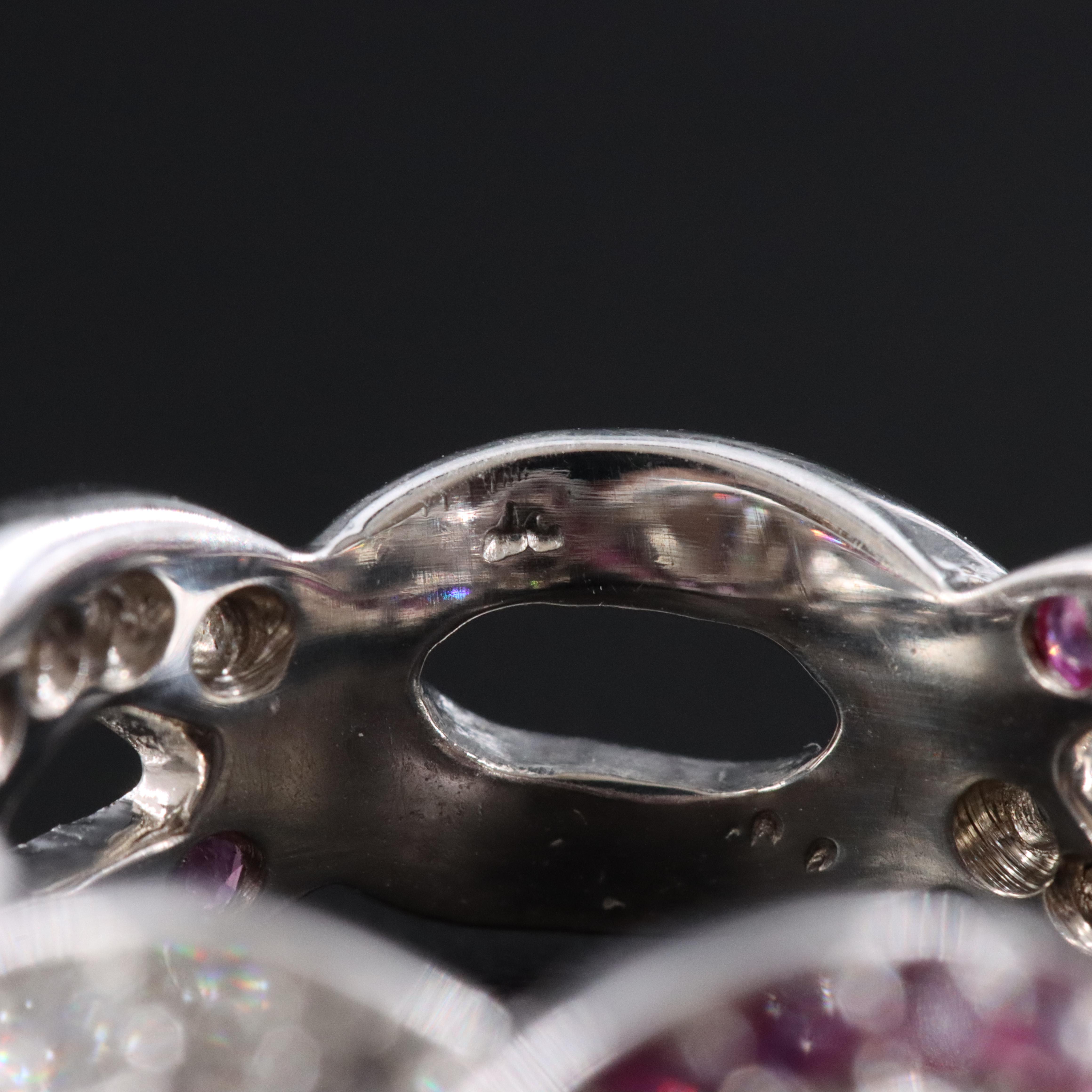 18K Ruby and Diamond Twist Ring | EBTH