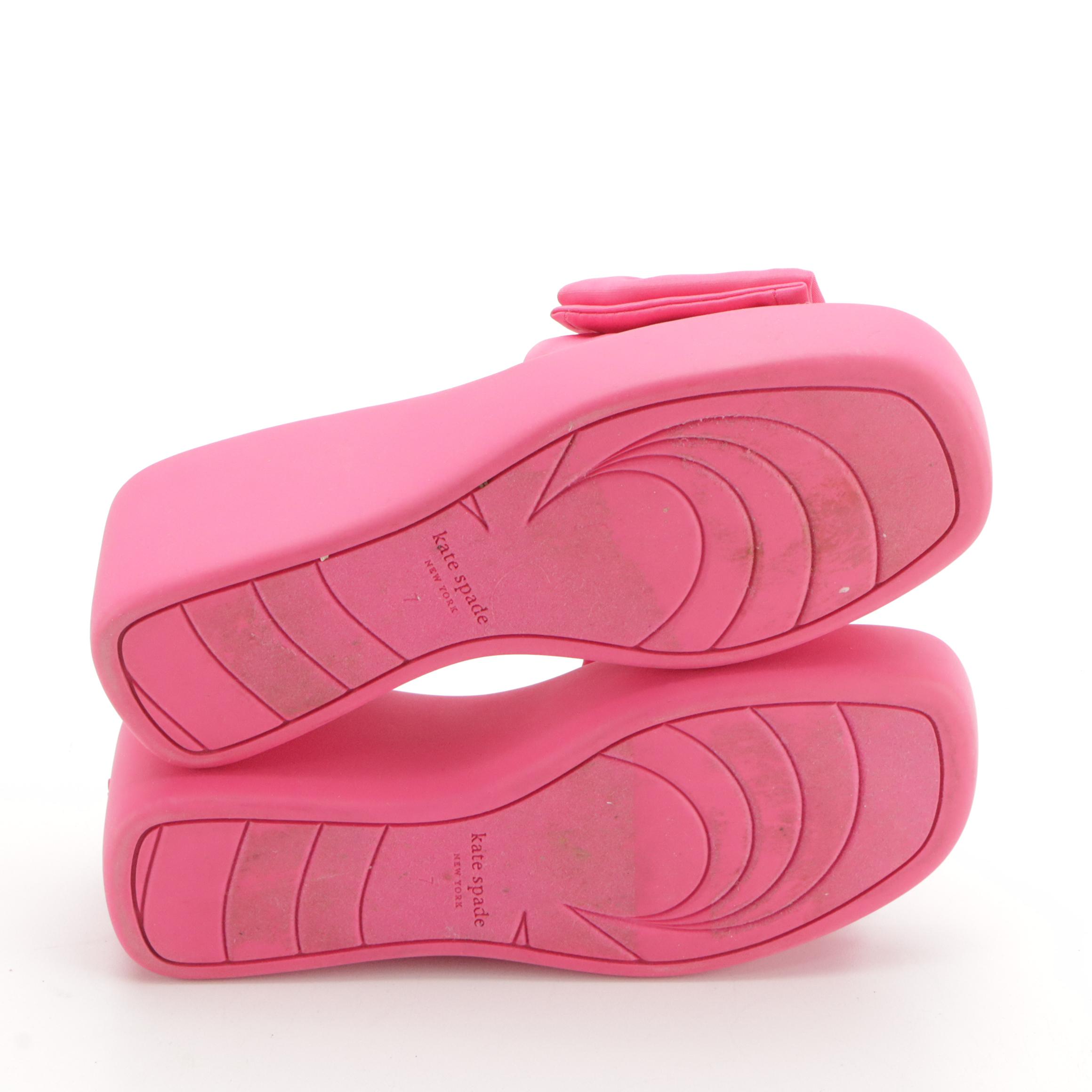 Kate Spade Bikini and Tory Burch Miller Platform Slide Wedges with ...