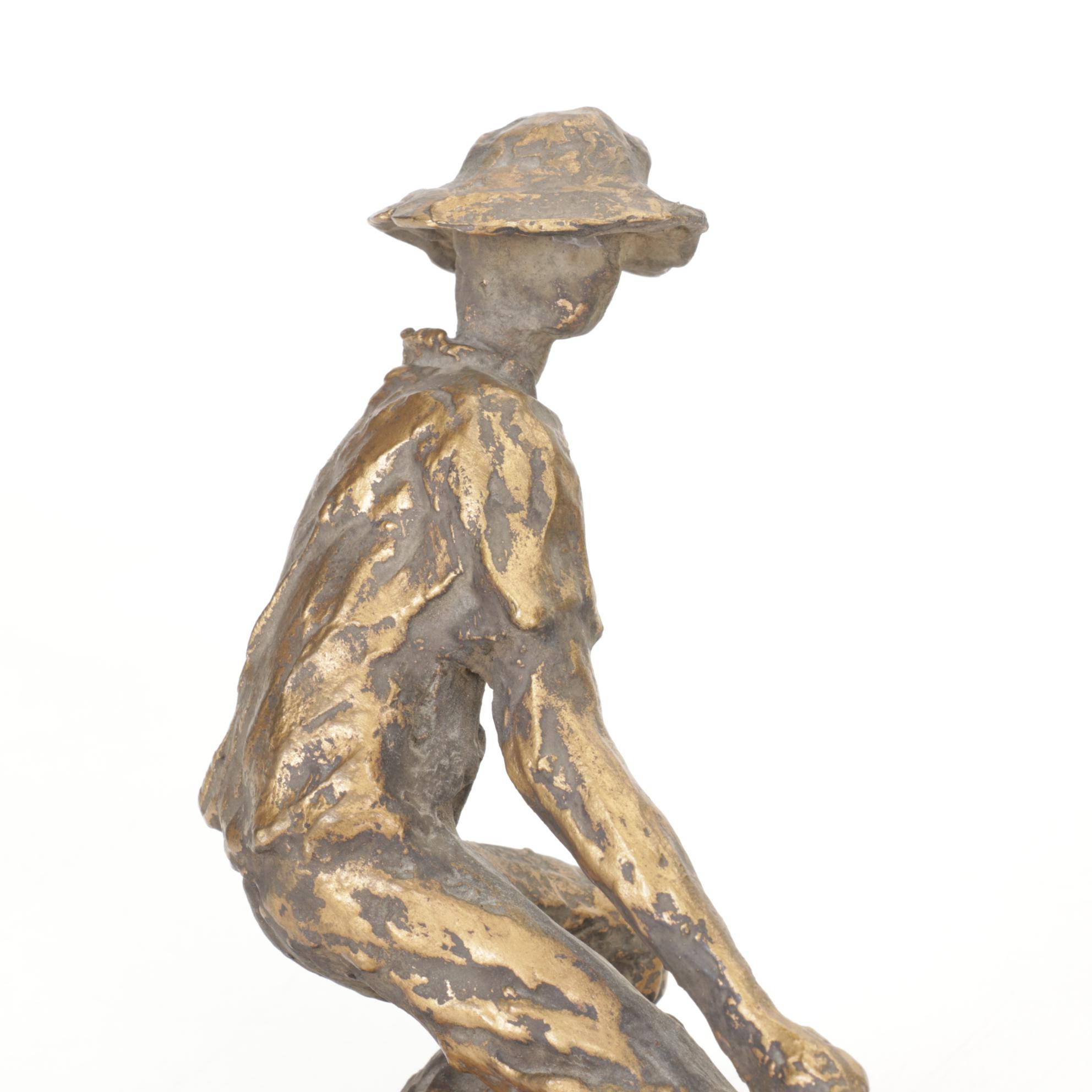 Edith Kolton "The Fisherman" Composite Sculpture | EBTH