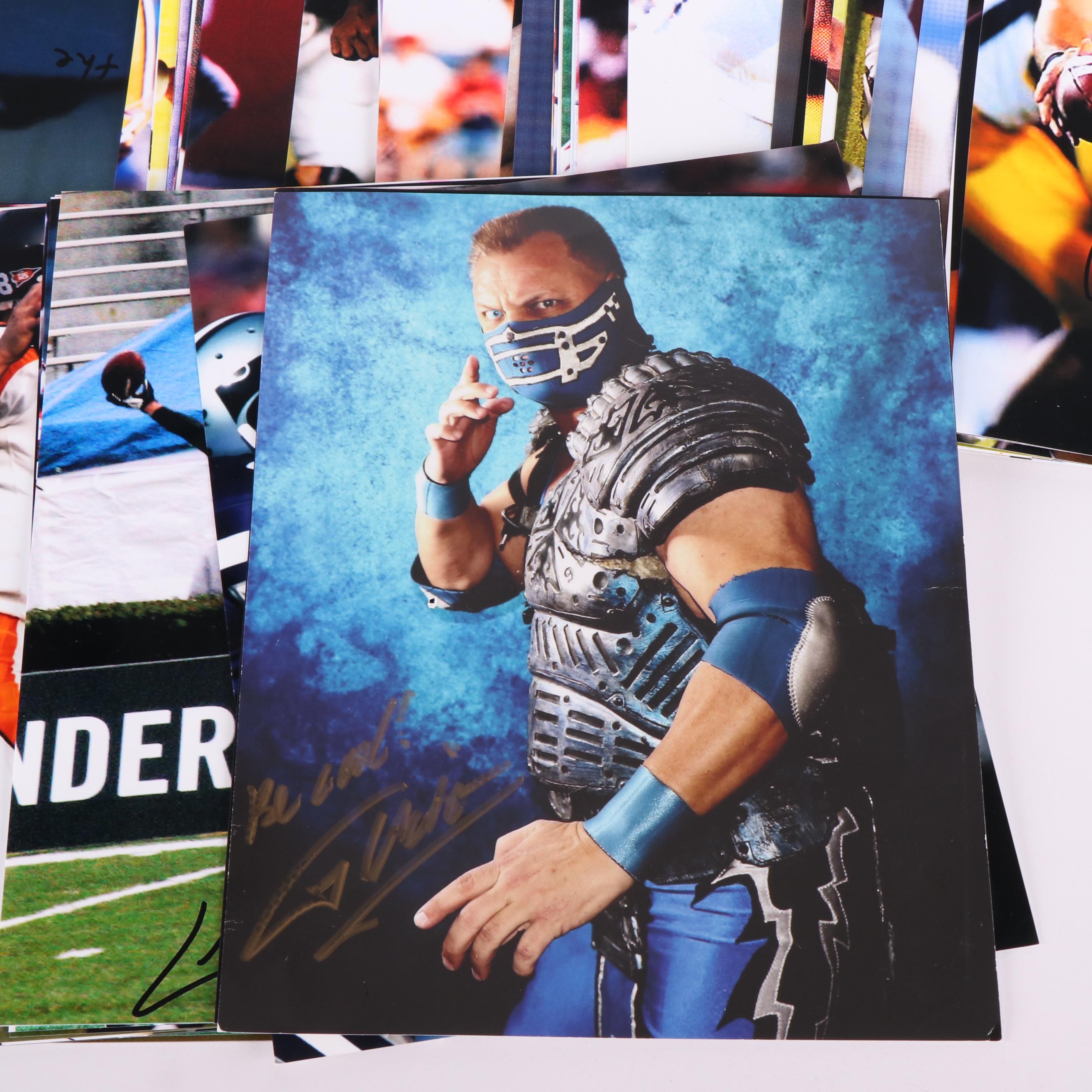 Group of 363 Color Photographs of Athletes, Most with Facsimile ...