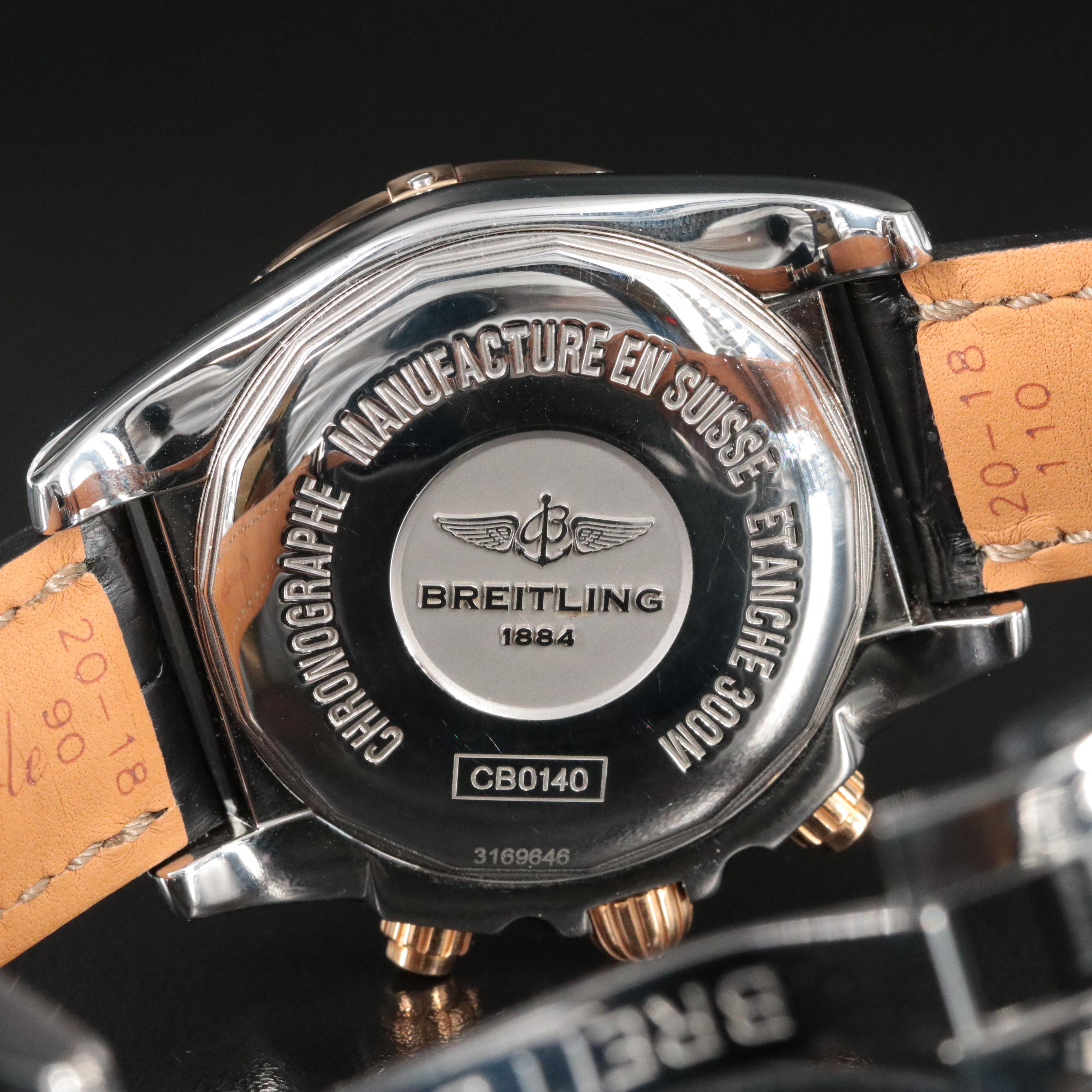 Breitling Chronomat 41 Gold and Steel Automatic Watch | EBTH