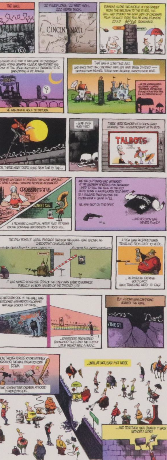 Pair of Jim Borgman Comic Strip Digital Prints, Including "East / West ...