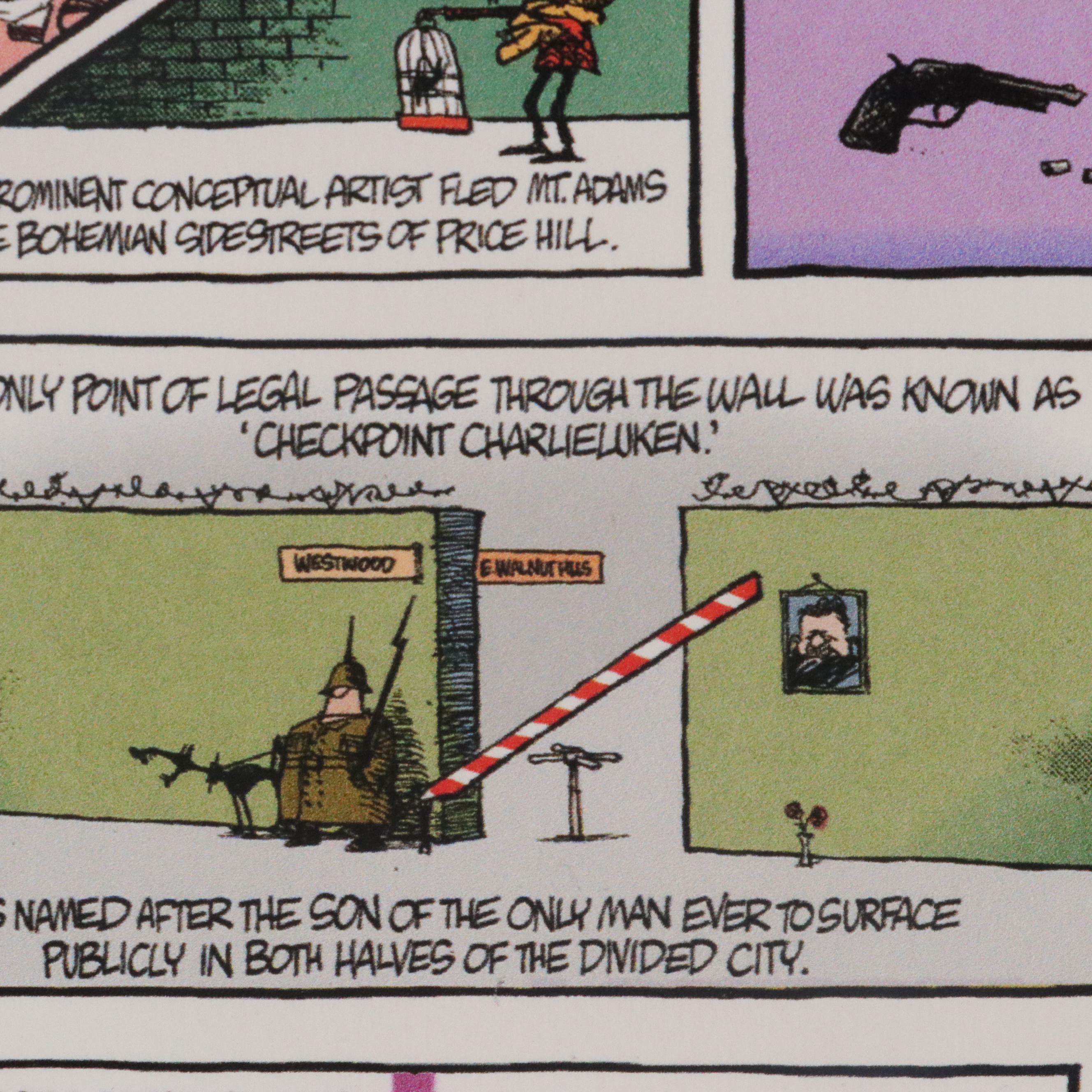 Pair of Jim Borgman Comic Strip Digital Prints, Including "East / West ...