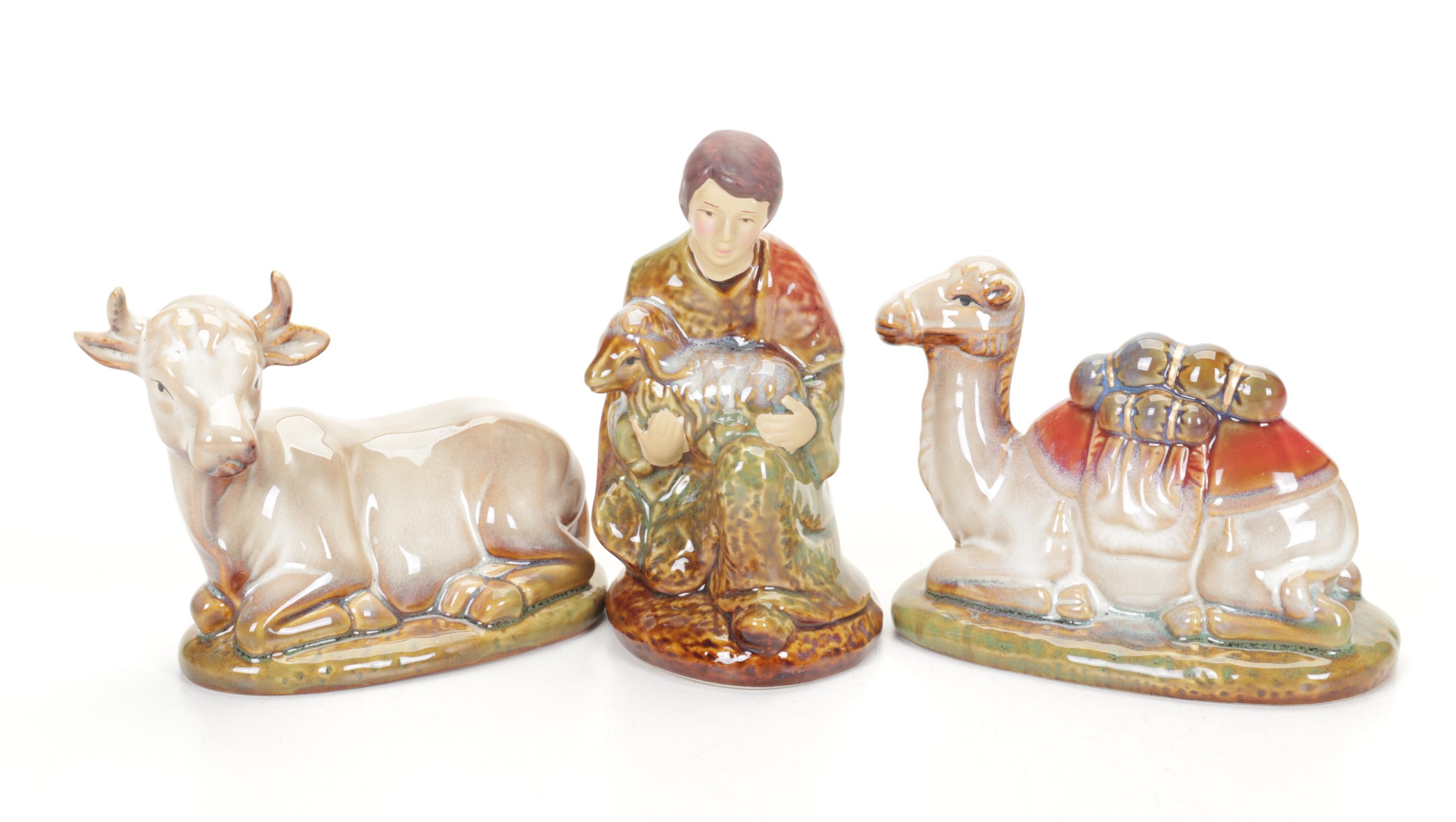 Avon Glazed Ceramic Nativity Scene, 2011 | EBTH