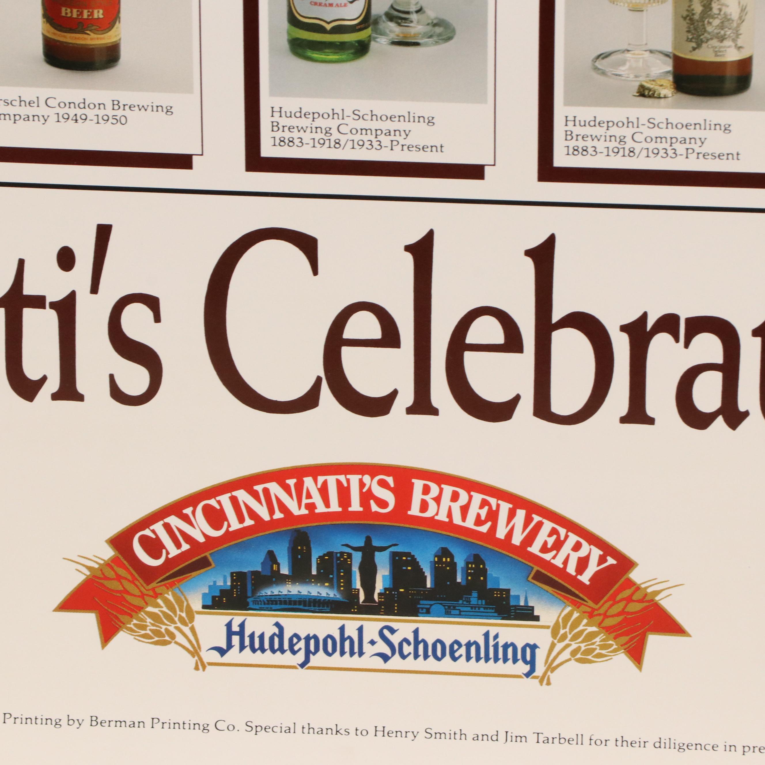 Cincinnati Beer Posters Including "200 Years of Brewing Tradition" | EBTH