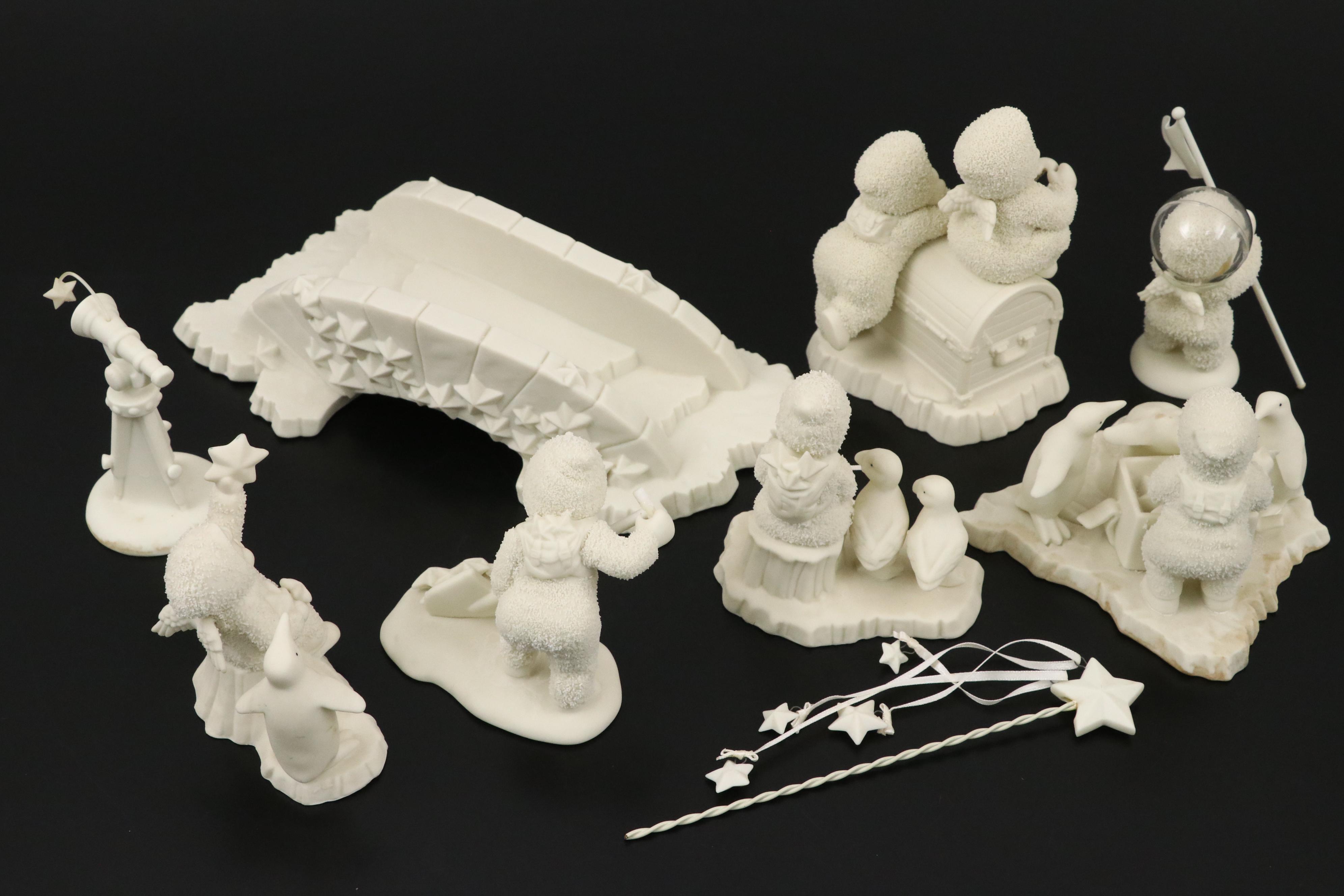 Dept. 56 Bisque "To the Moon and Beyond" and More Snowbabies Figurines ...