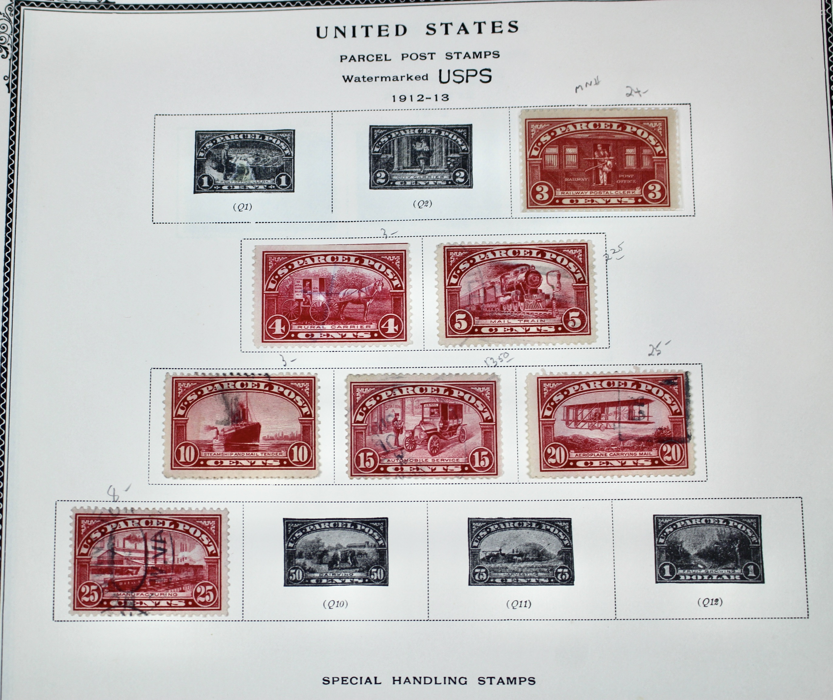 Interesting U.S. Revenue and Back of the Book Postage Stamp Collection ...