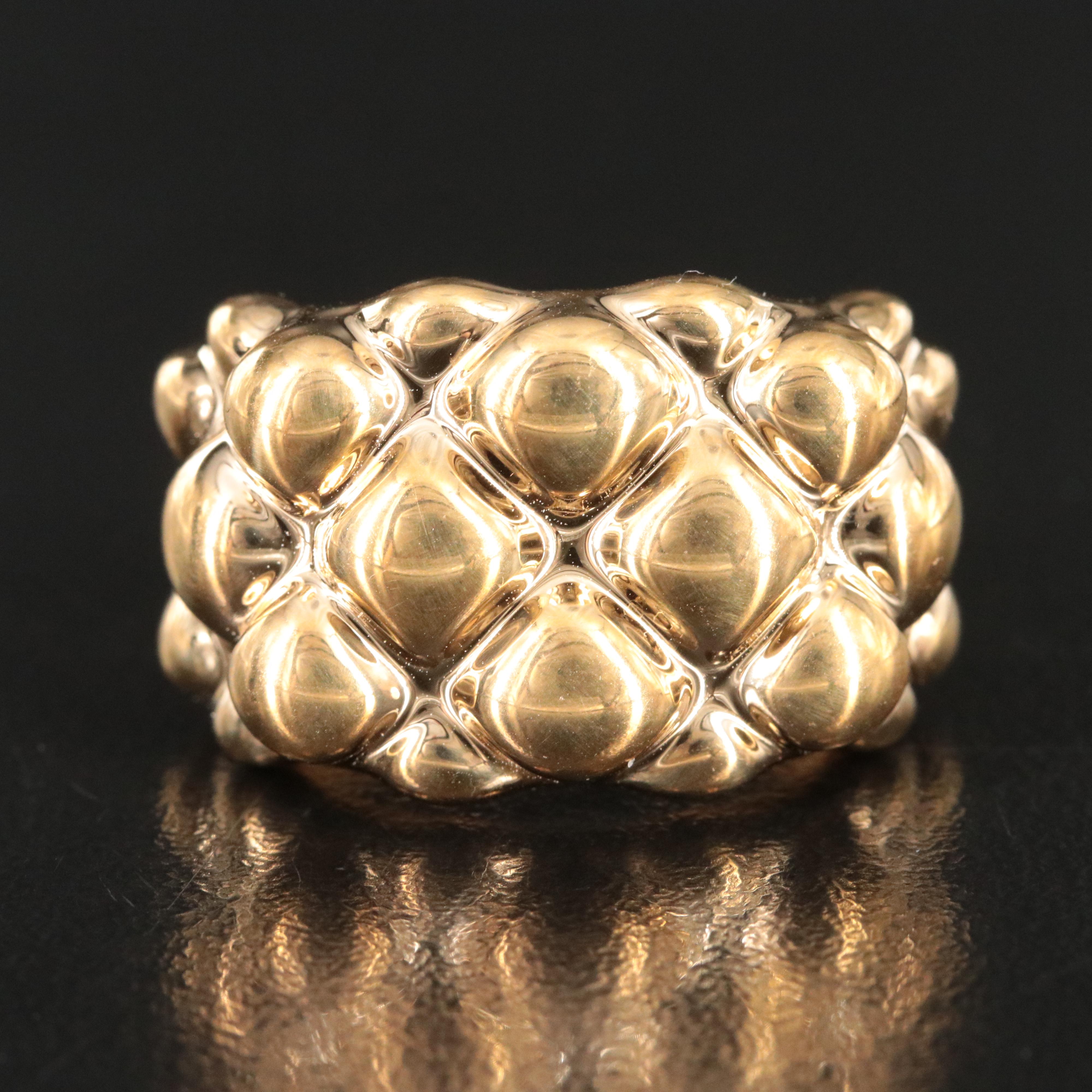 14K Quilted Dome Ring | EBTH