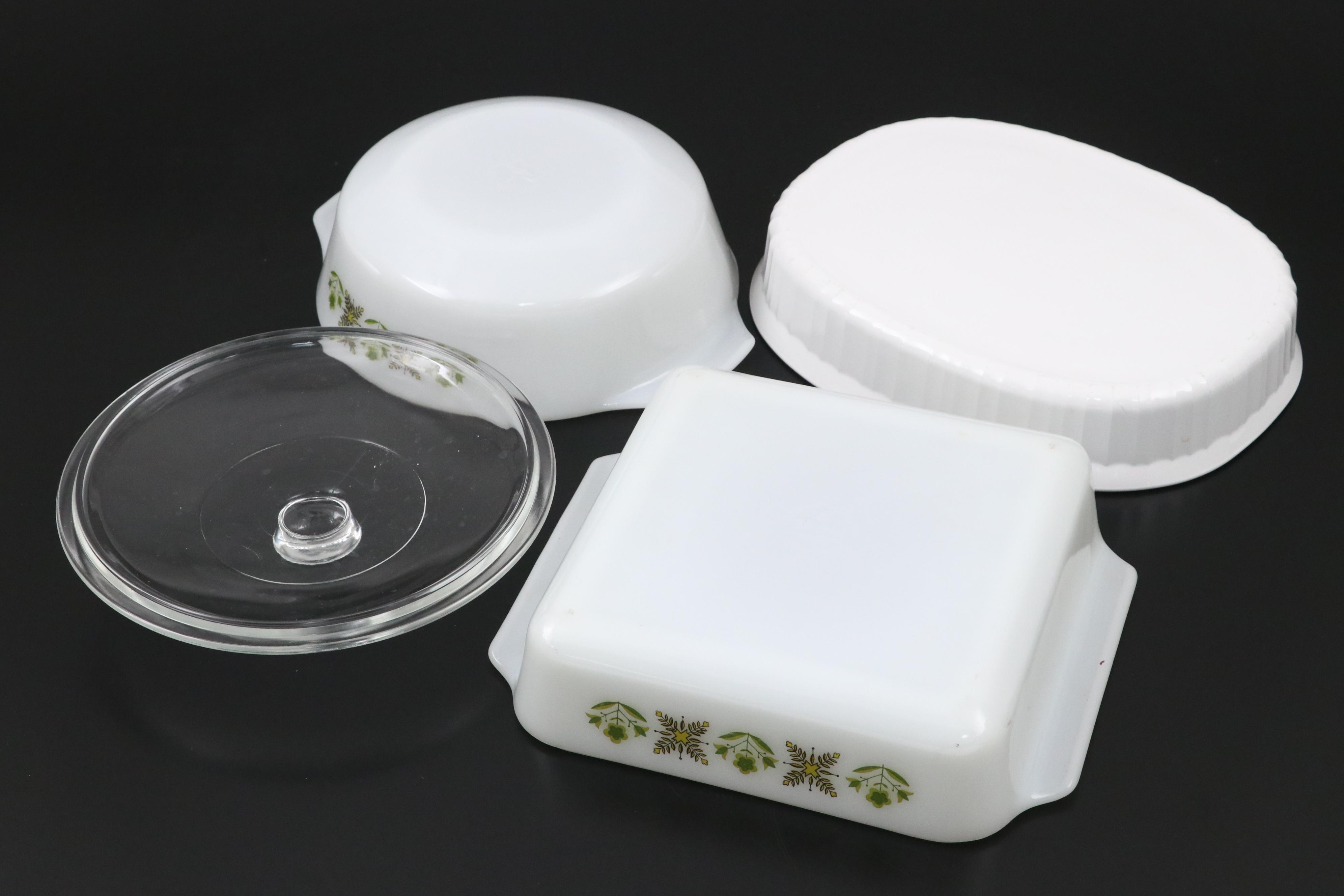 Anchor Hocking "King Meadow" and Corning Ware Casserole Dishes | EBTH