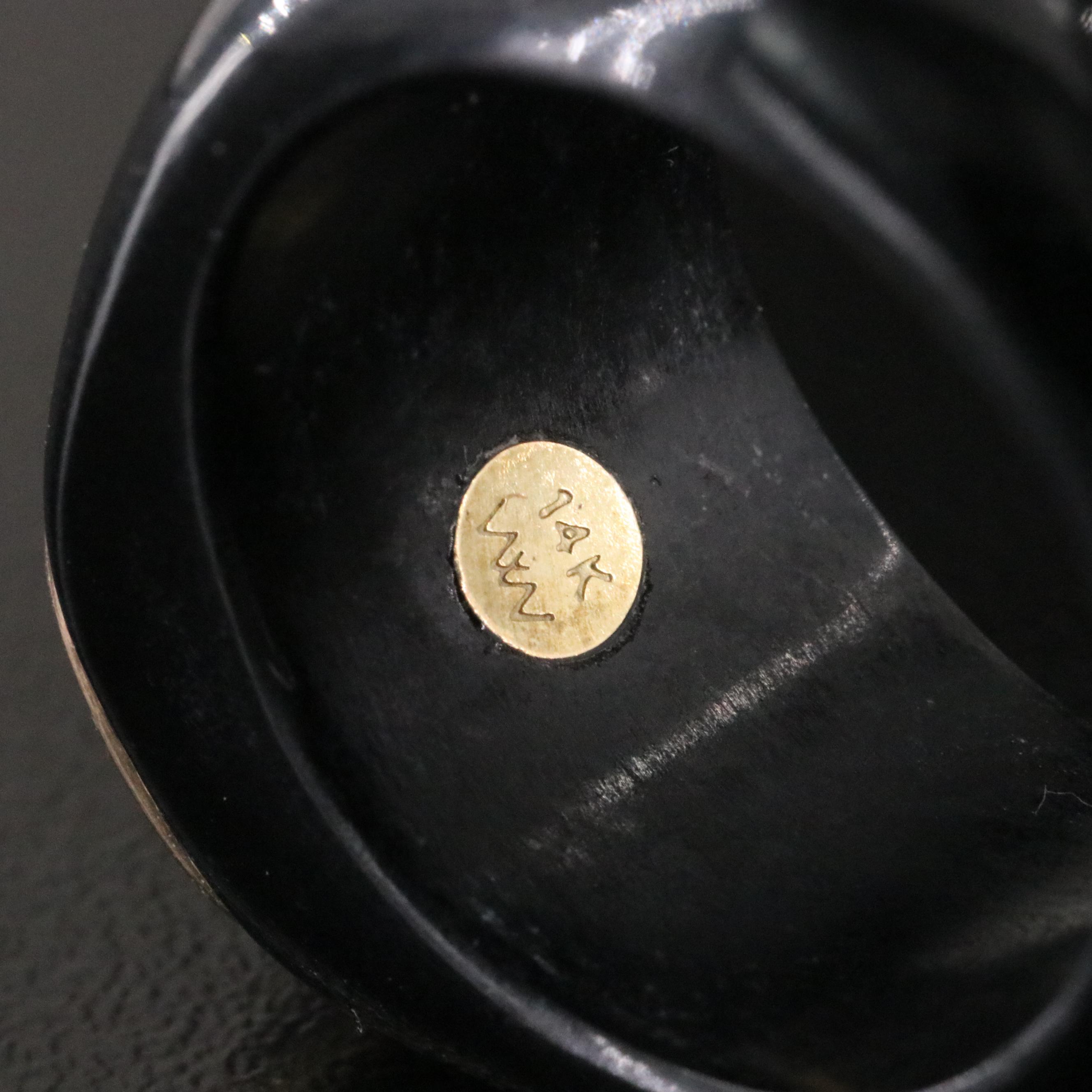 Jadeite Hololith Ring with 14K Bezel Set Rock Crystal Center | EBTH