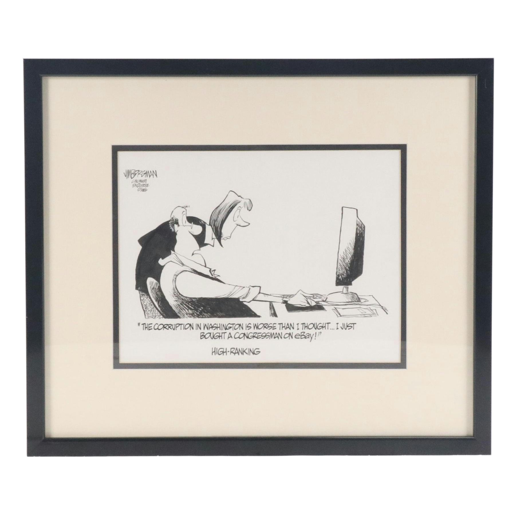 Jim Borgman Ink Cartoon Illustration for the Cincinnati Enquirer, 2006 ...