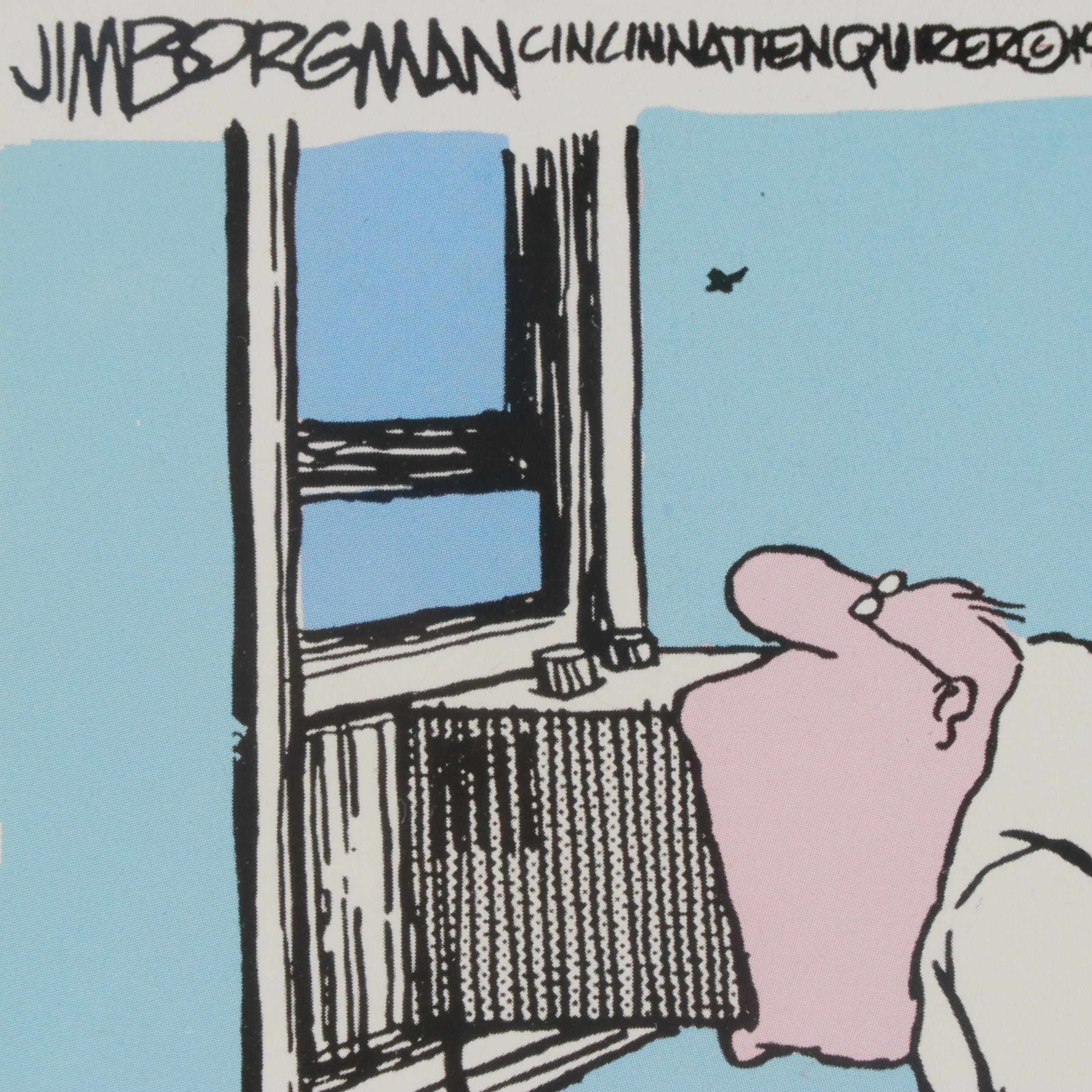 Offset Lithograph After Jim Borgman Illustration for the Cincinnati ...