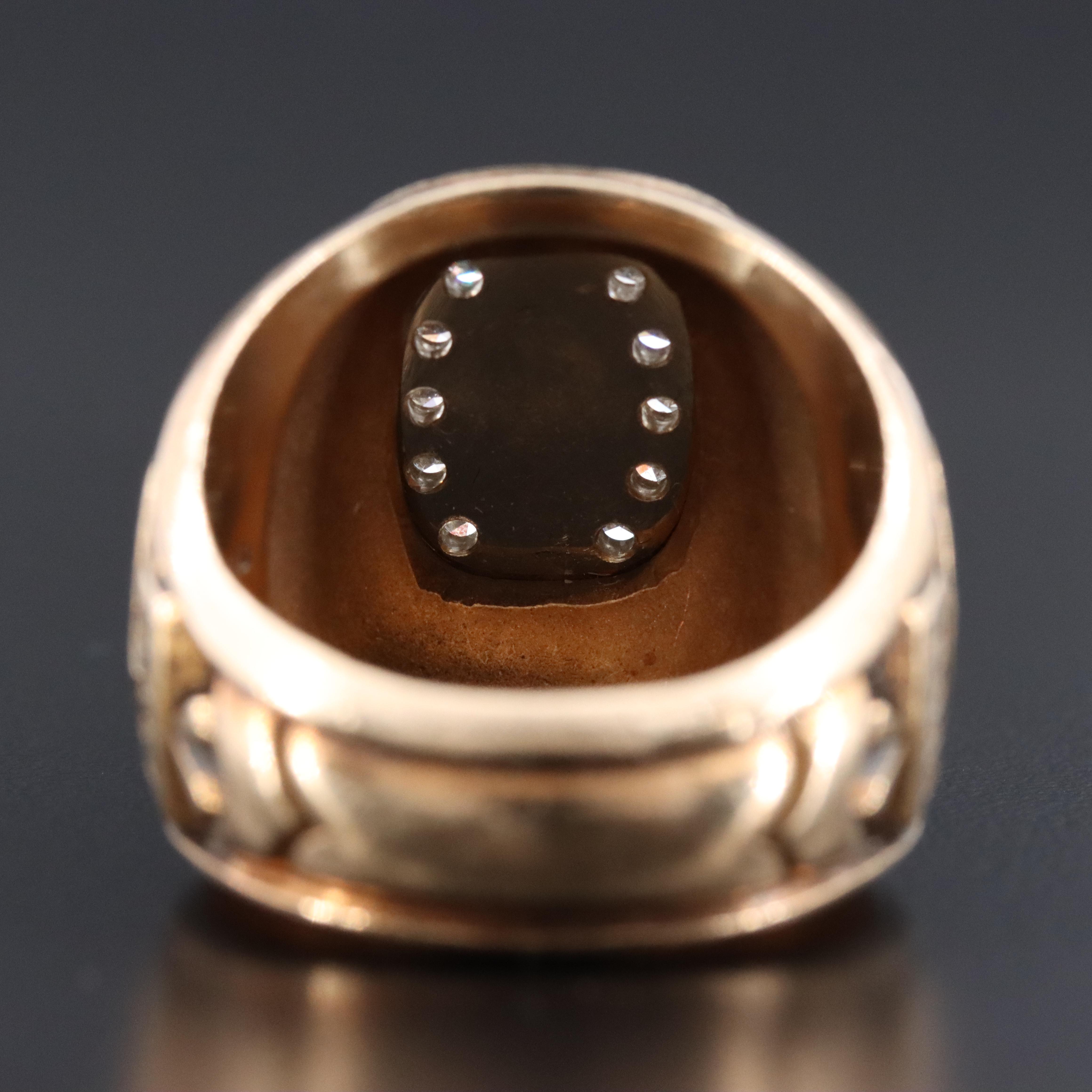 10K Diamond Million Dollar Round Table Real Estate Ring | EBTH