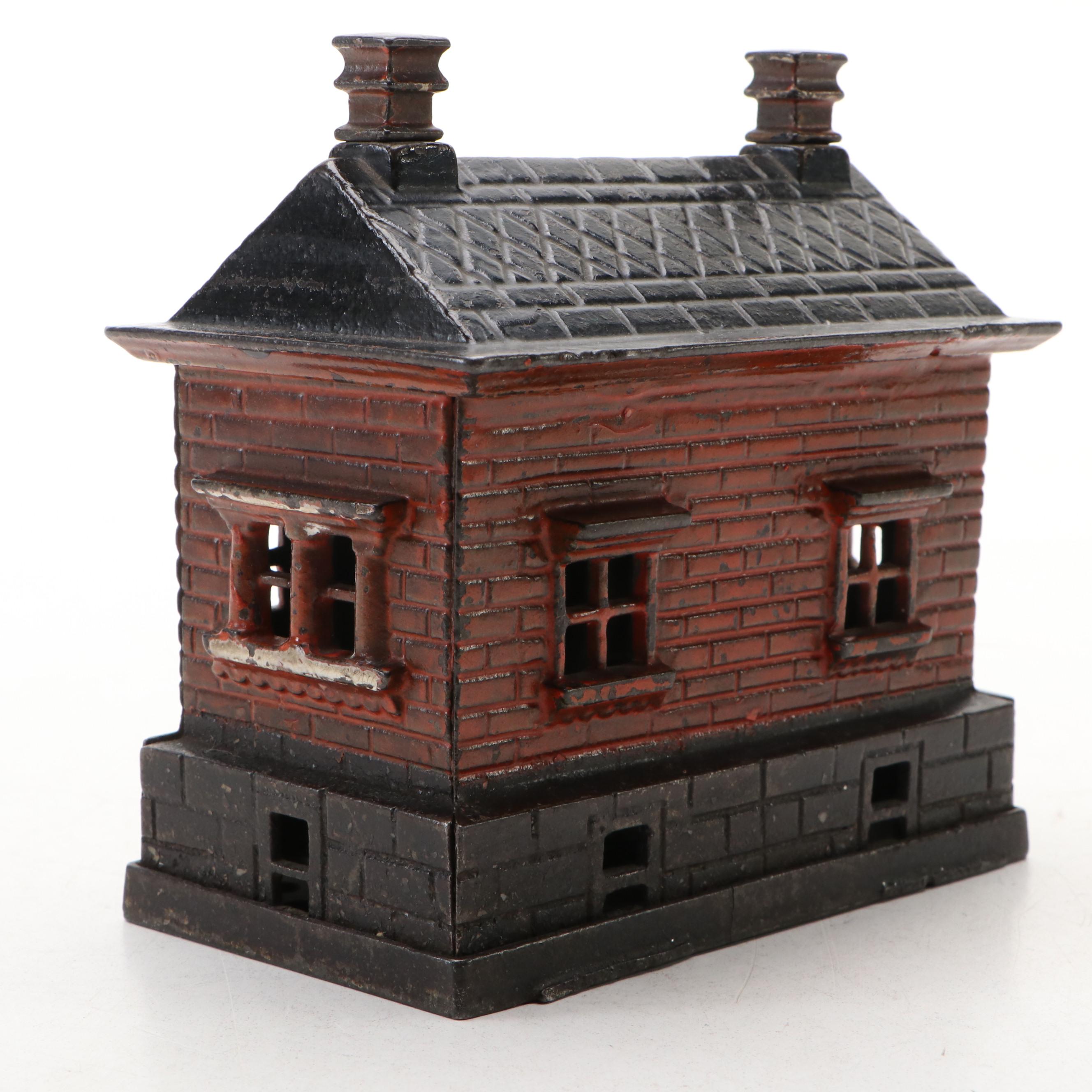Ohio Foundry Co. Cast Iron House with Basement Bank, Late 19th Century ...