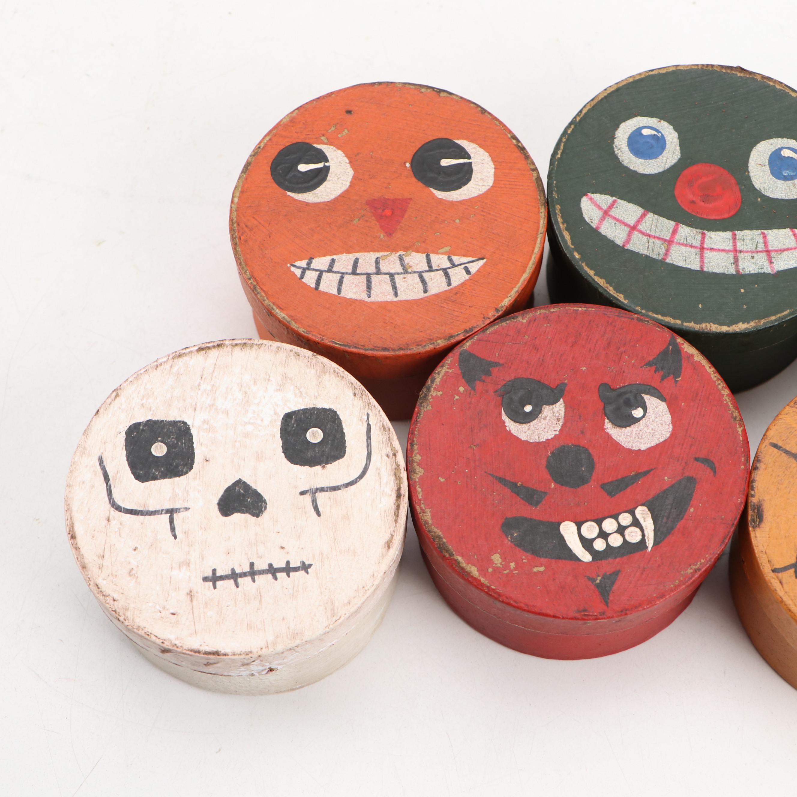 Rick Conant and Bethany Lowe Folk Art Style Painted Halloween Shaker ...