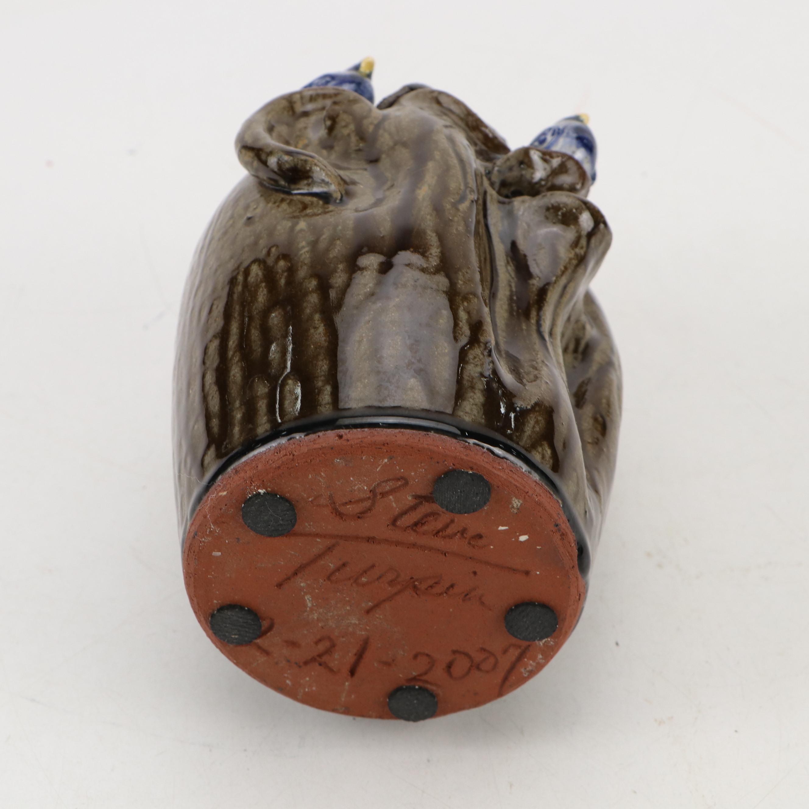 Steve Turpin Handcrafted Terracotta Ugly Jug, 2007 | EBTH