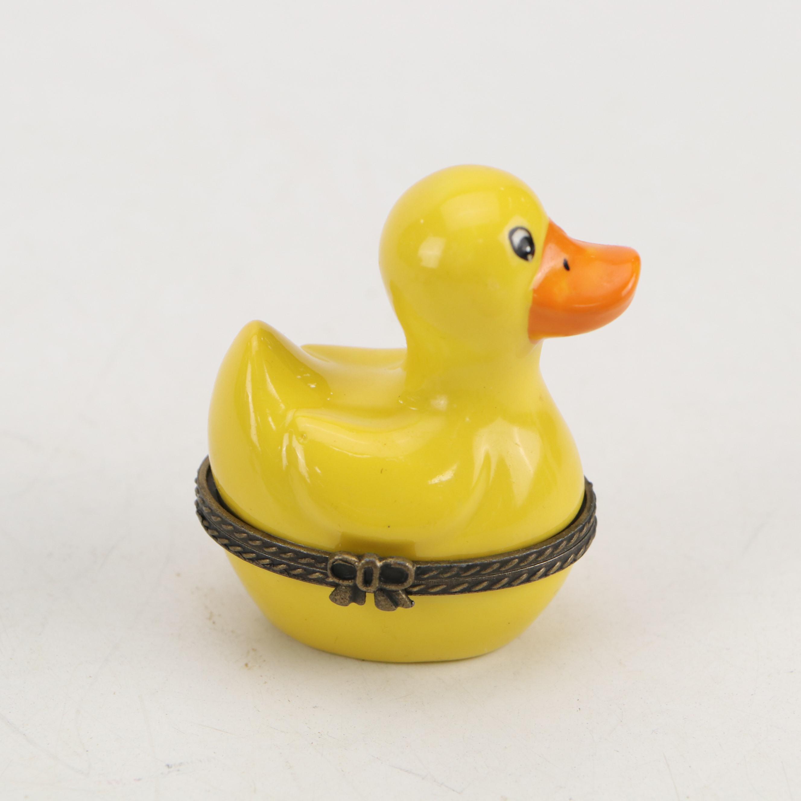 Kelvin Chen Enameled Metal with Limoges and Other Porcelain Boxes | EBTH