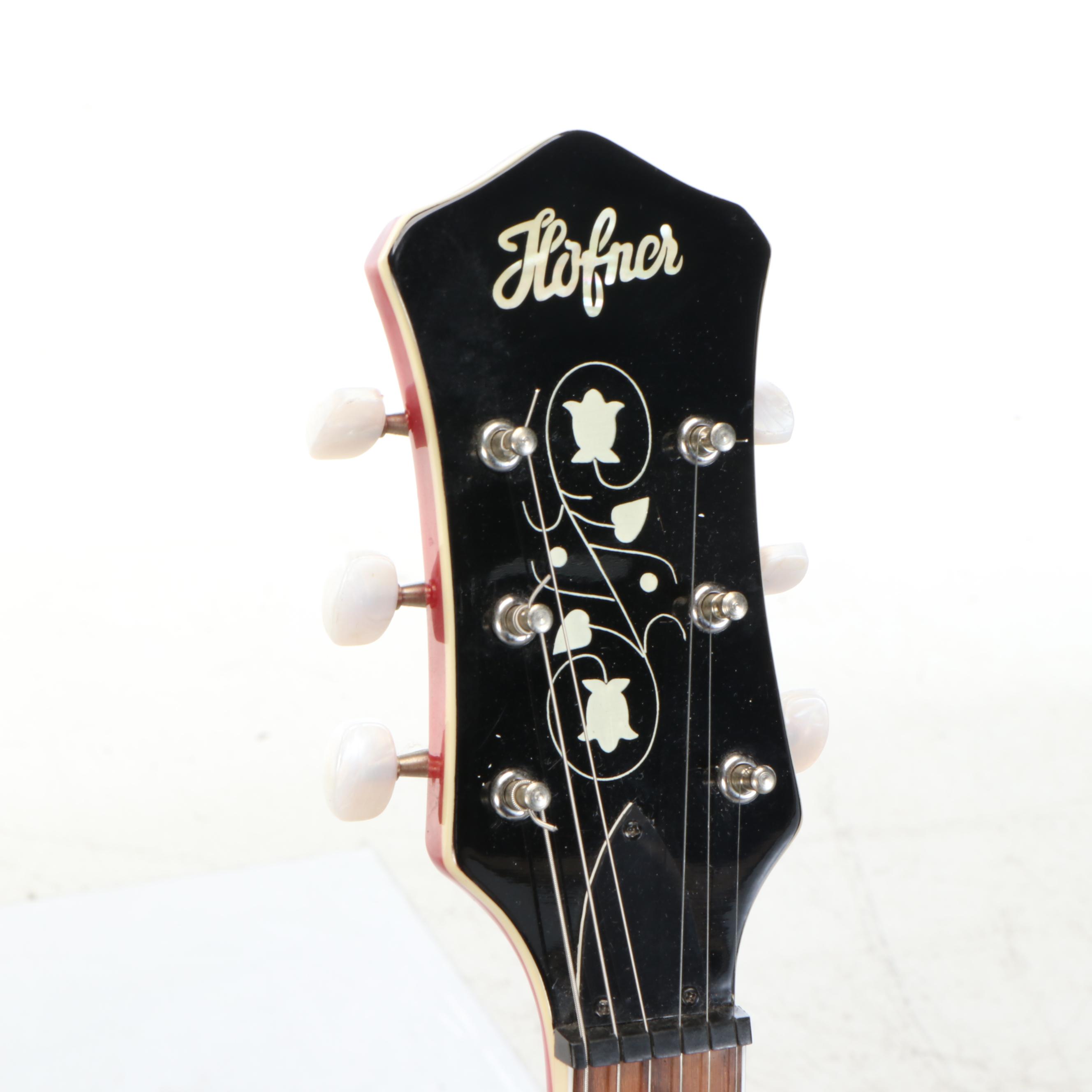 Hofner Ignition Violin Red Electric Guitar | EBTH
