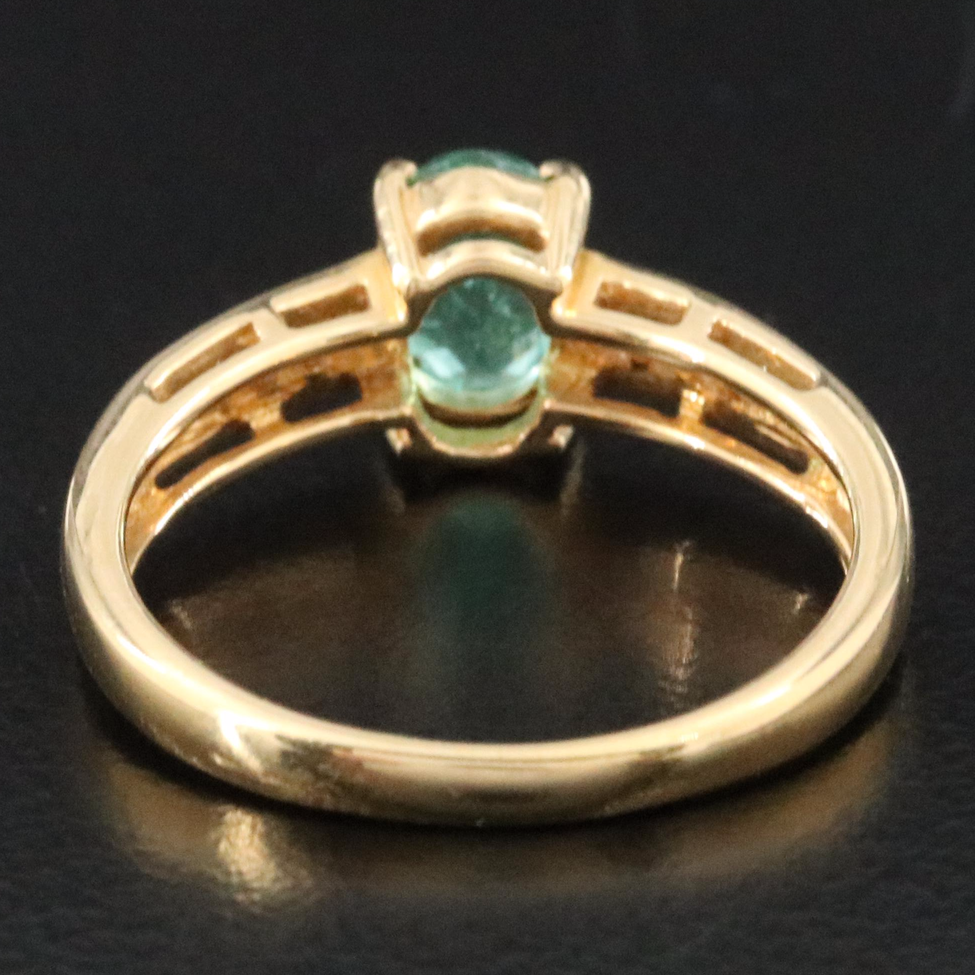 18K Emerald and Diamond Ring | EBTH
