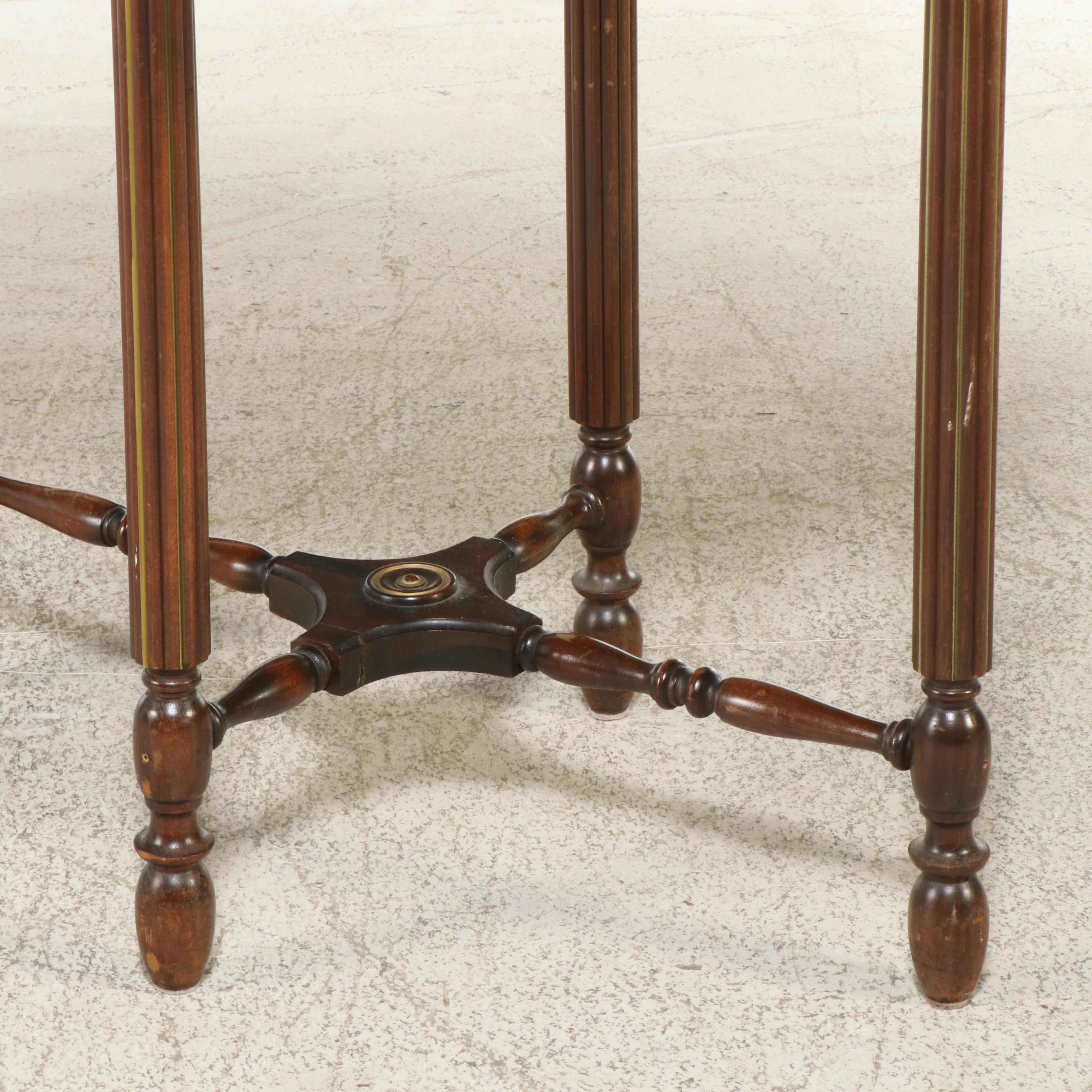 Victorian Eastlake Walnut Finish Style Side Table | EBTH