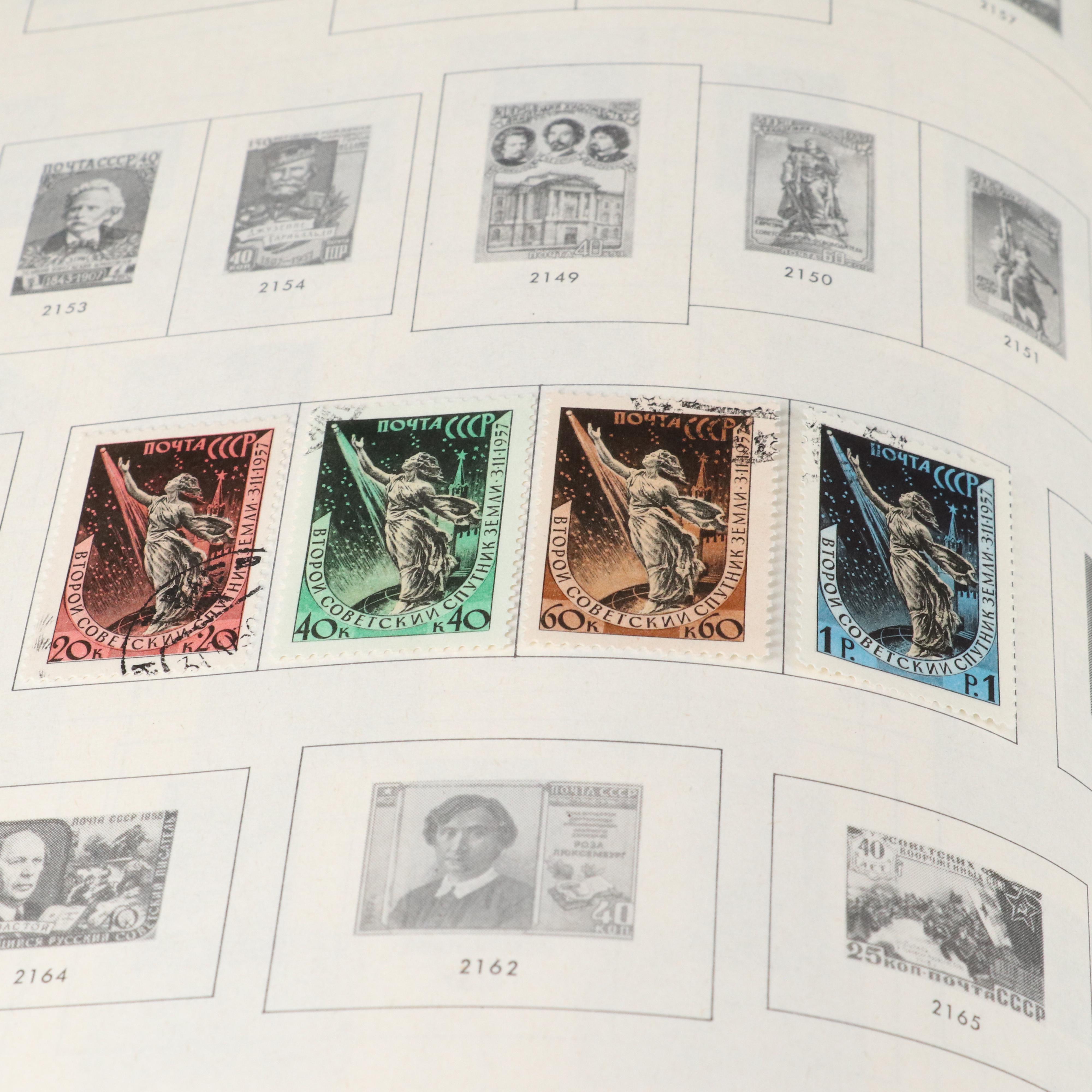 Two "Supreme Global Stamp Albums" of World Postage Stamps, by Minkus | EBTH