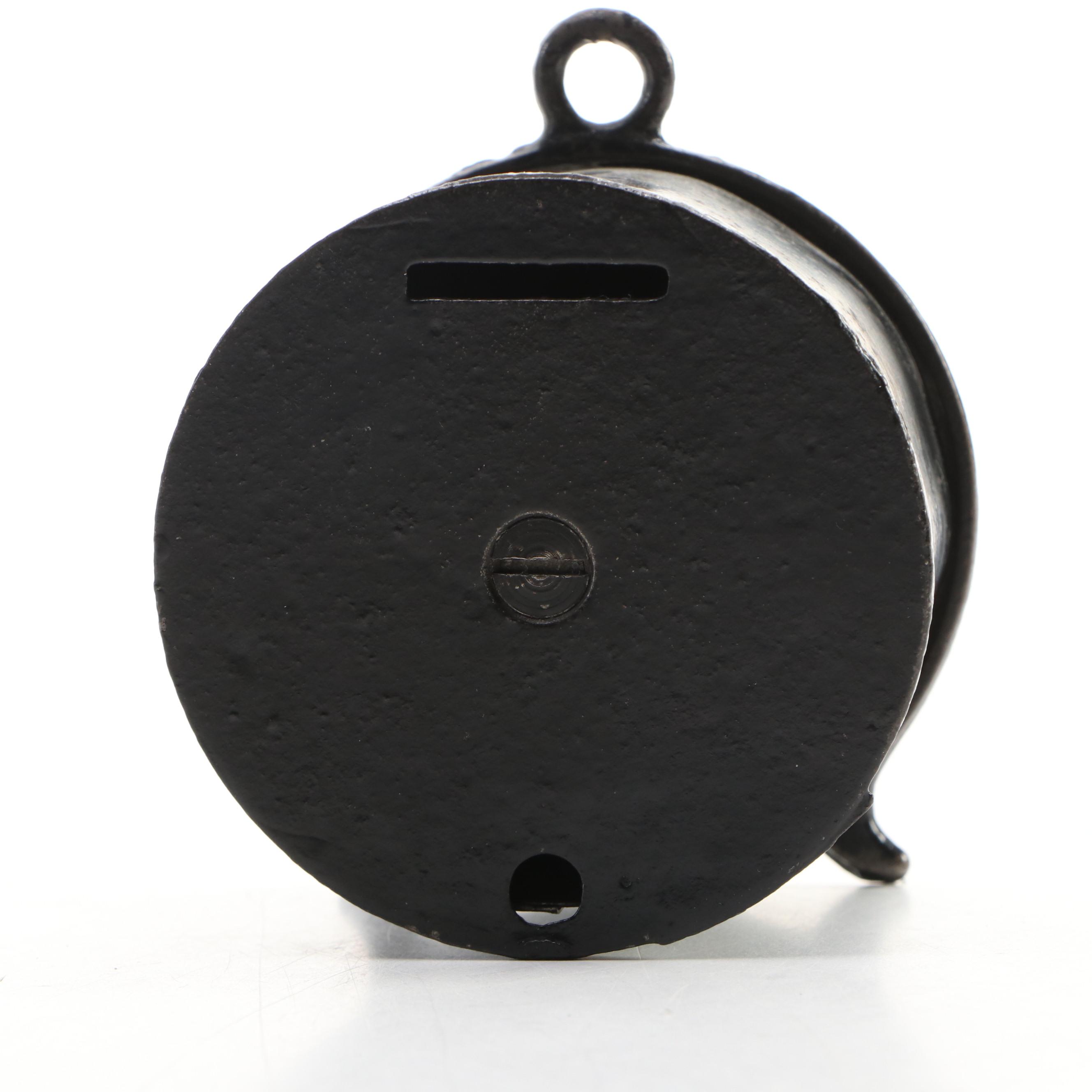 Cast Iron Alarm Clock and Mantel Clock Coin Banks | EBTH
