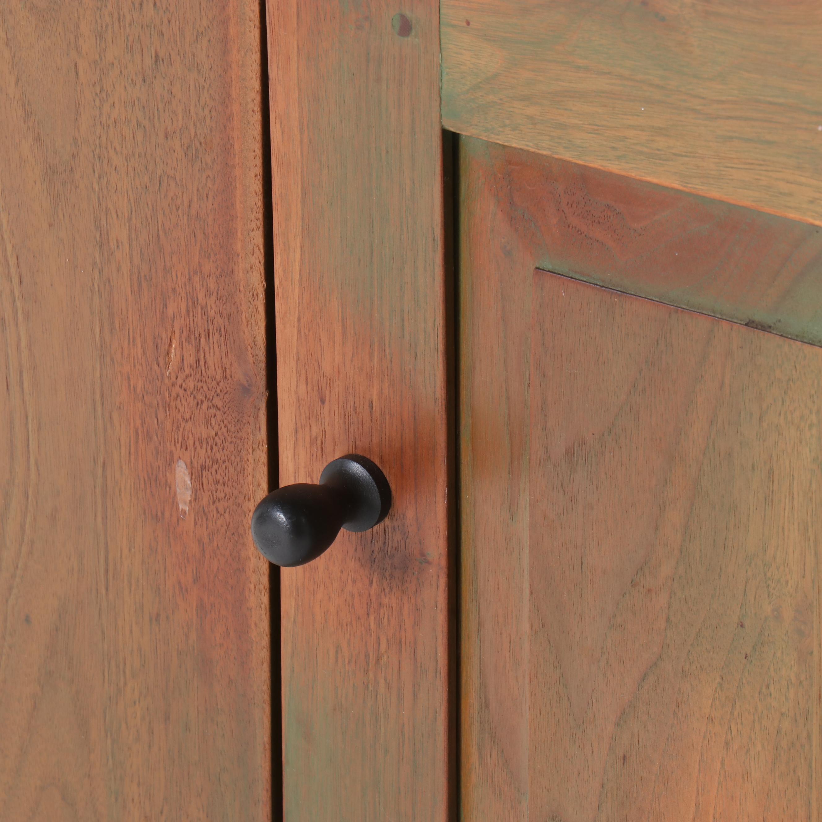 Pease Woodwork Co. Shaker Style Green-Washed Walnut Bench-Made Side ...