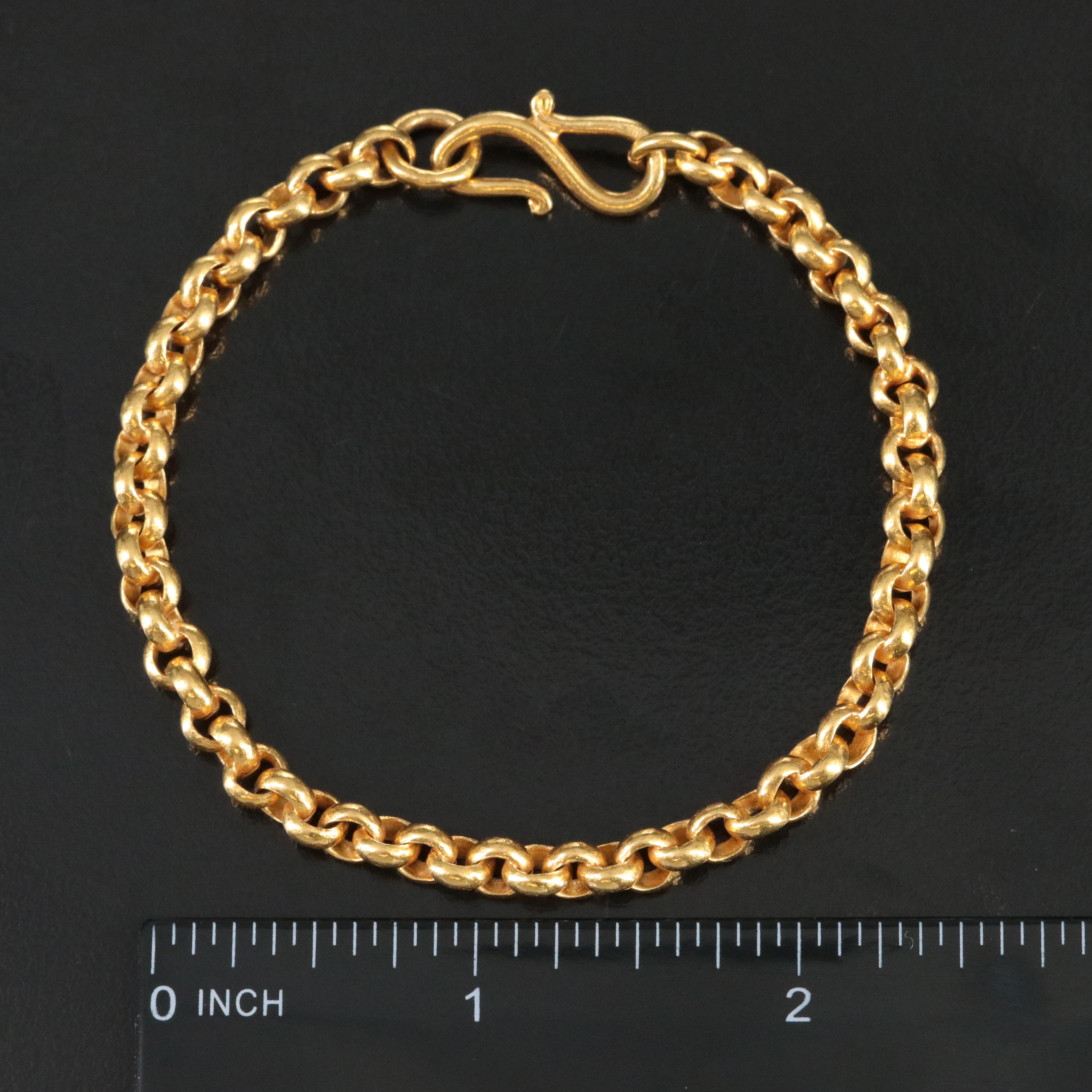 18K Rolo Chain Bracelet | EBTH