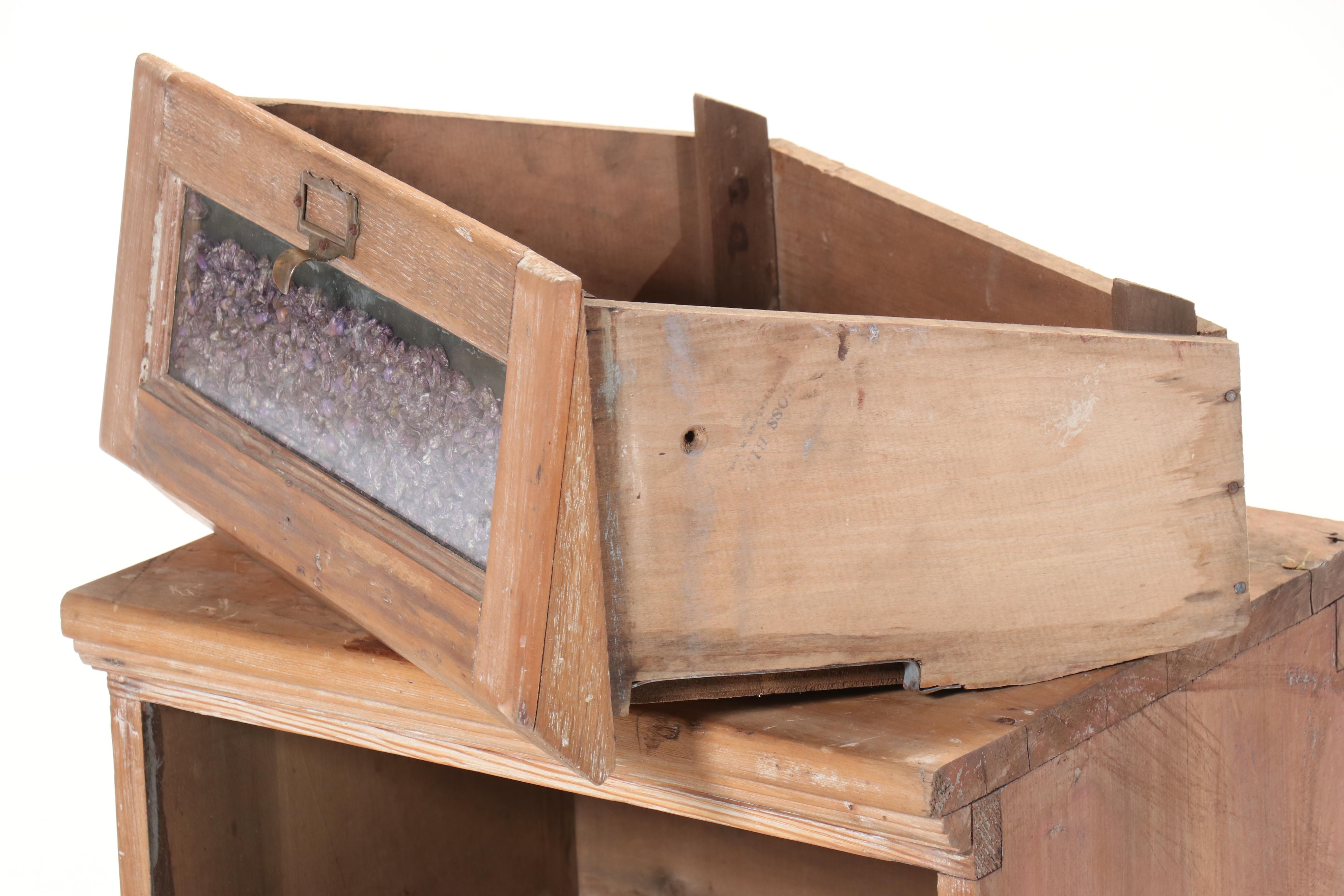 Pair of Country Store Seed Bins | EBTH