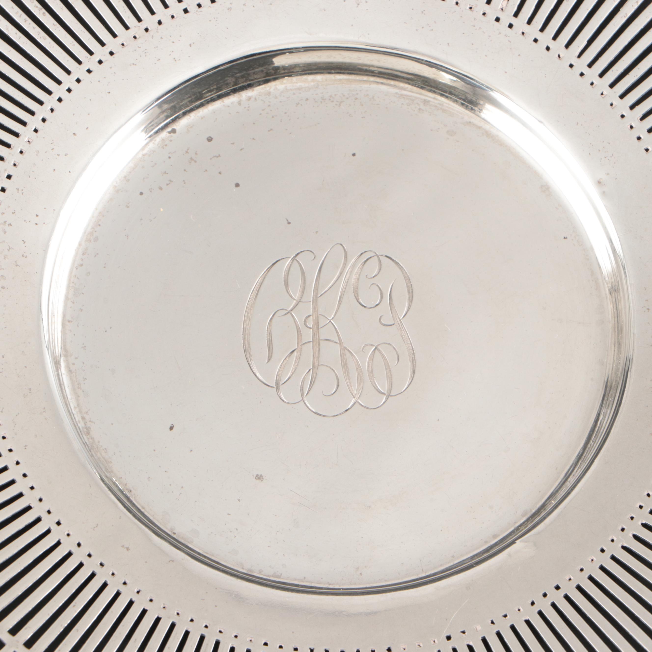 Gorham and Watson Sterling Silver Pierced Plates, Early 20th Century | EBTH