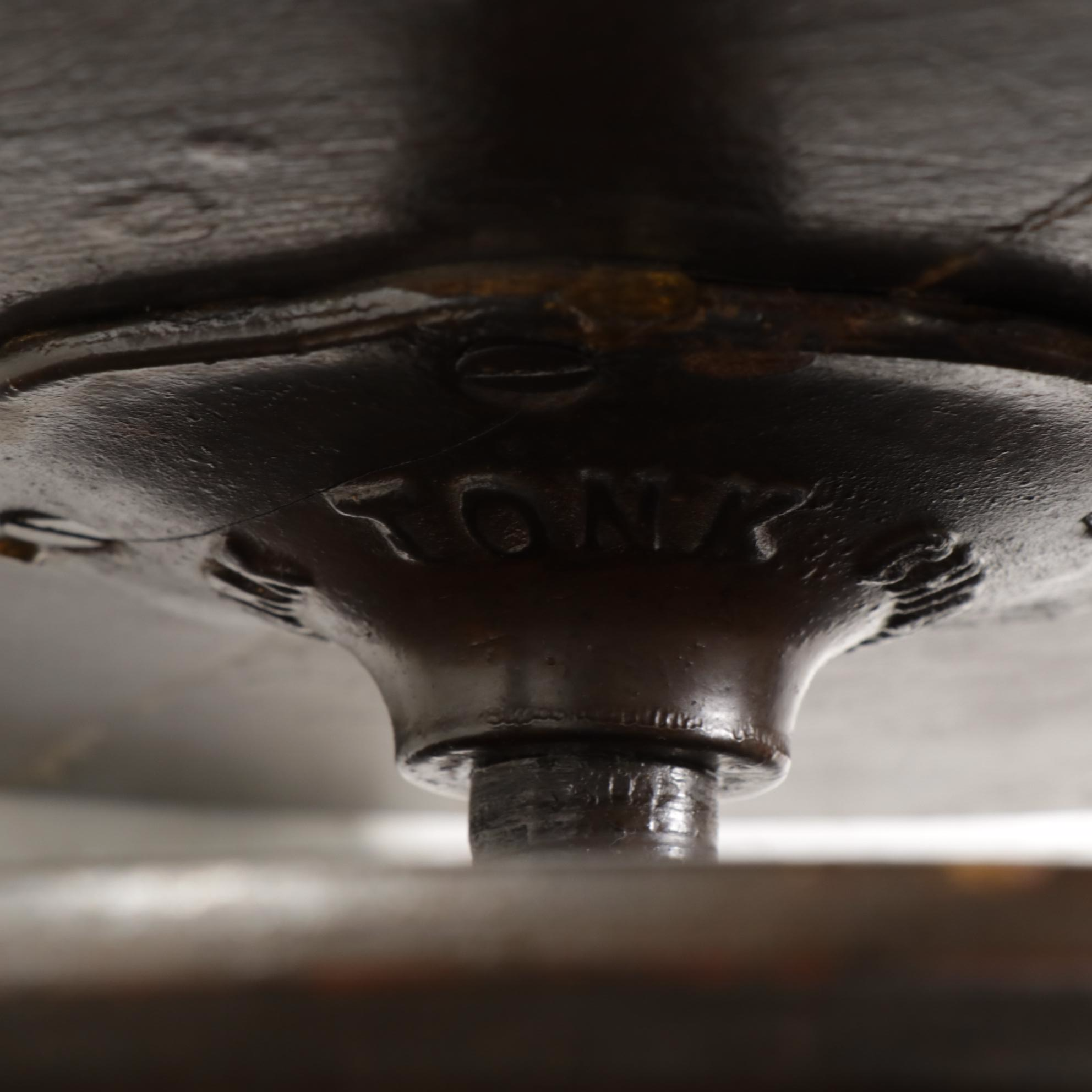 Tonk Neoclassical Mahogany Adjustable Piano Stool, Early 20th Century ...