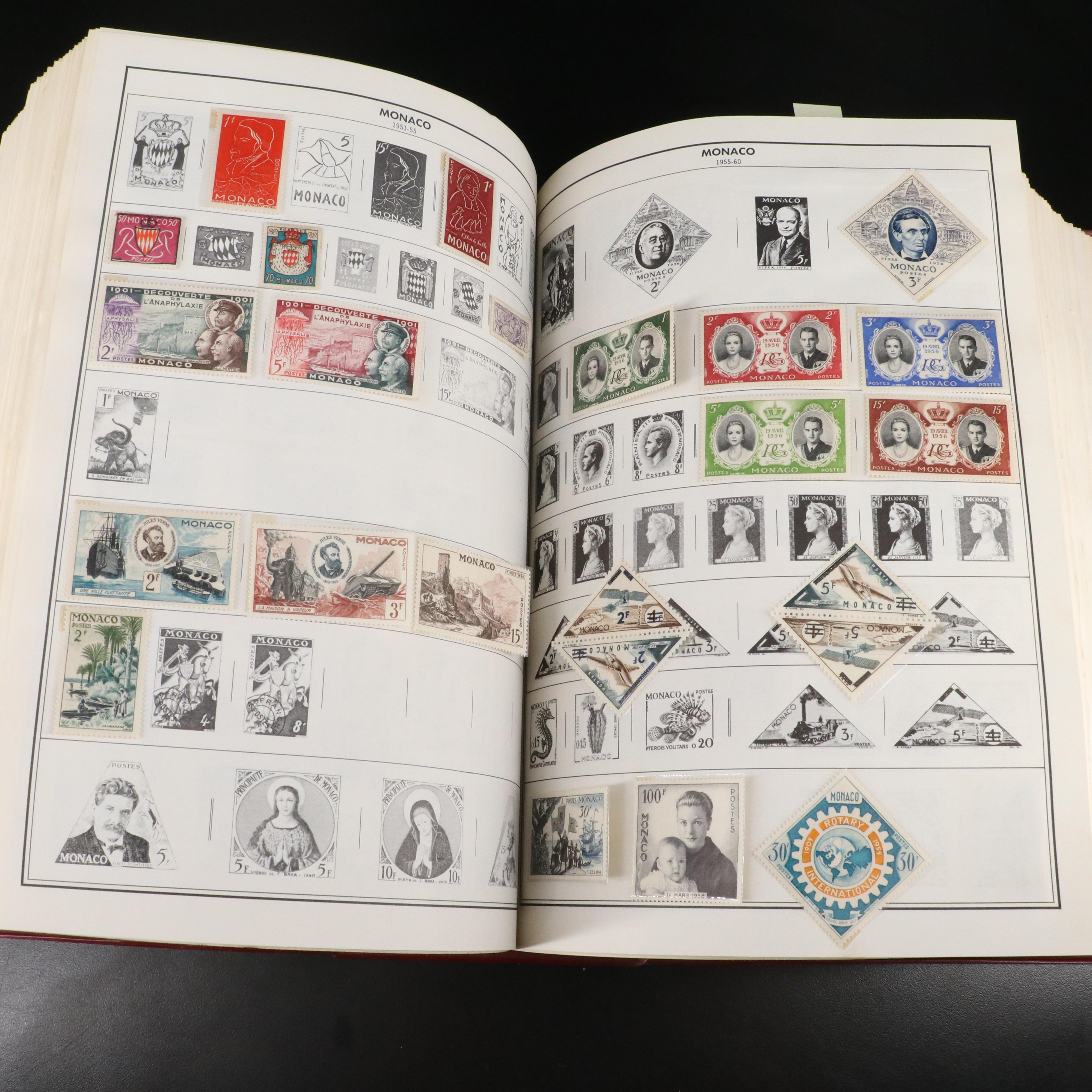 Citation World Stamp Album with Stamps From Around the World | EBTH