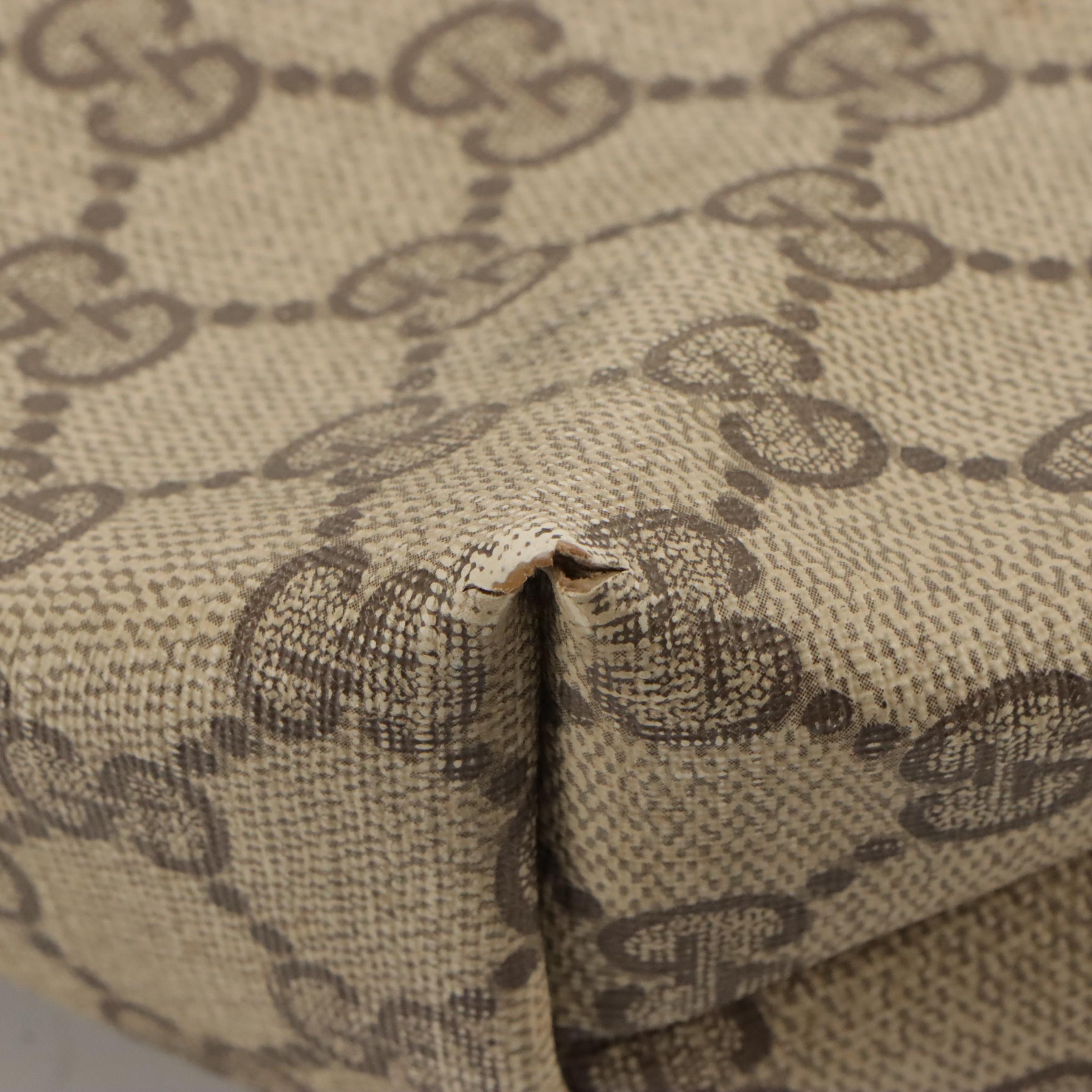 Gucci Accessory Collection Tote in GG Supreme Canvas, Leather and Web ...