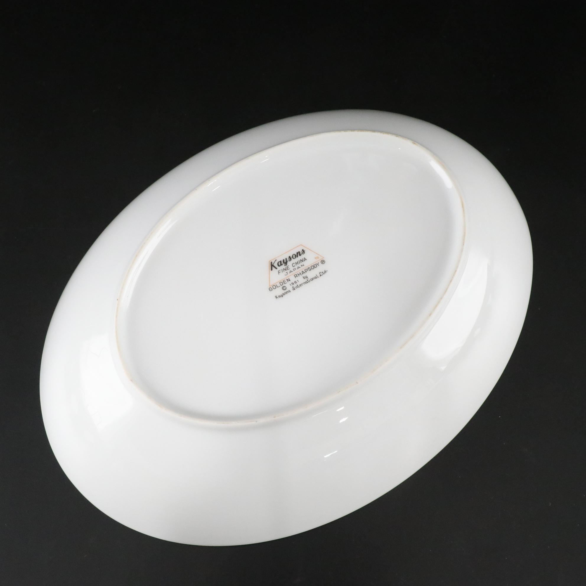 Kaysons "Golden Rhapsody" Porcelain Dinnerware, 1961 | EBTH