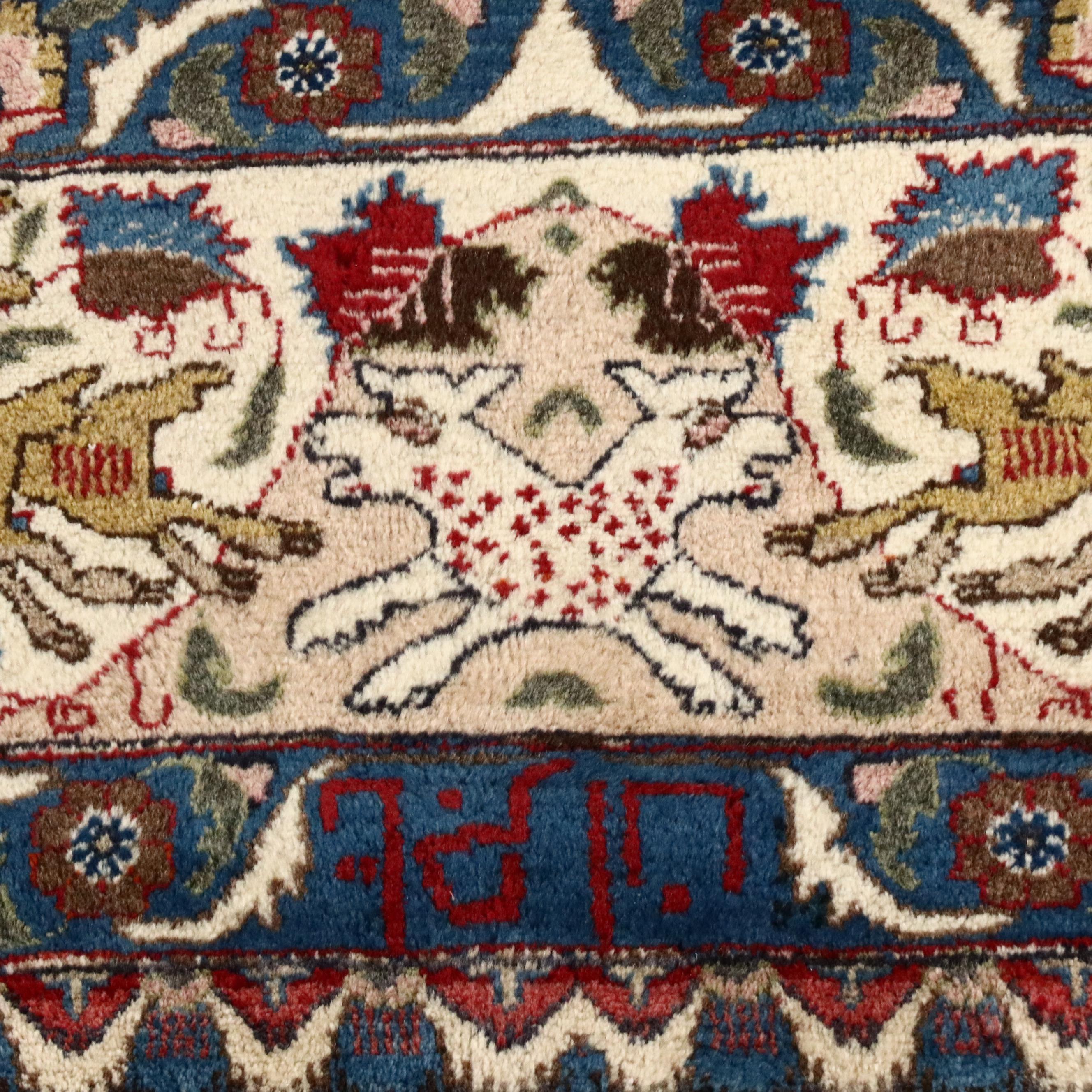 9'11 x 12'10 Hand-Knotted Signed Persian Ravar Kerman Room-Sized Rug | EBTH