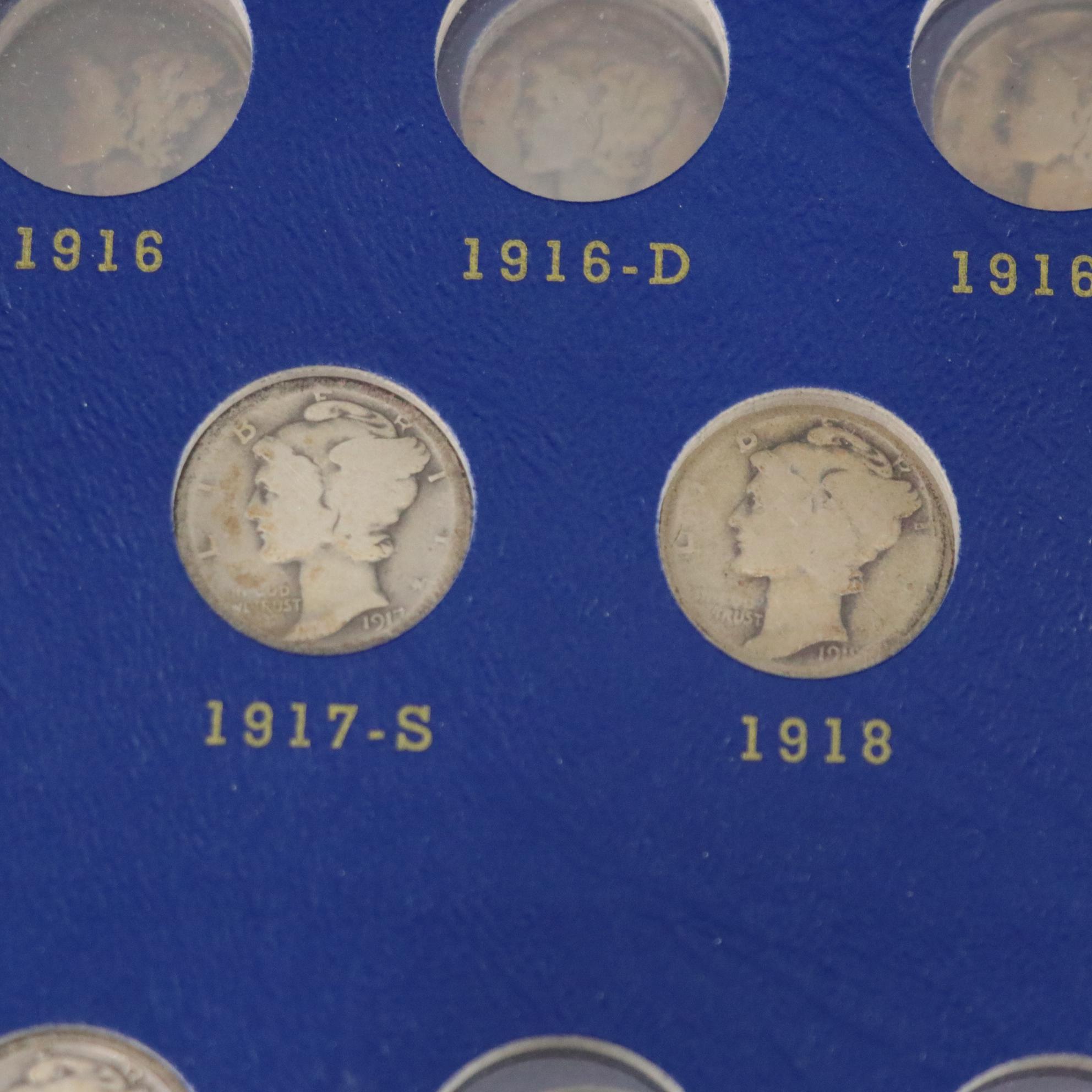Mercury Dime Collection, 1917 - 1945 | EBTH