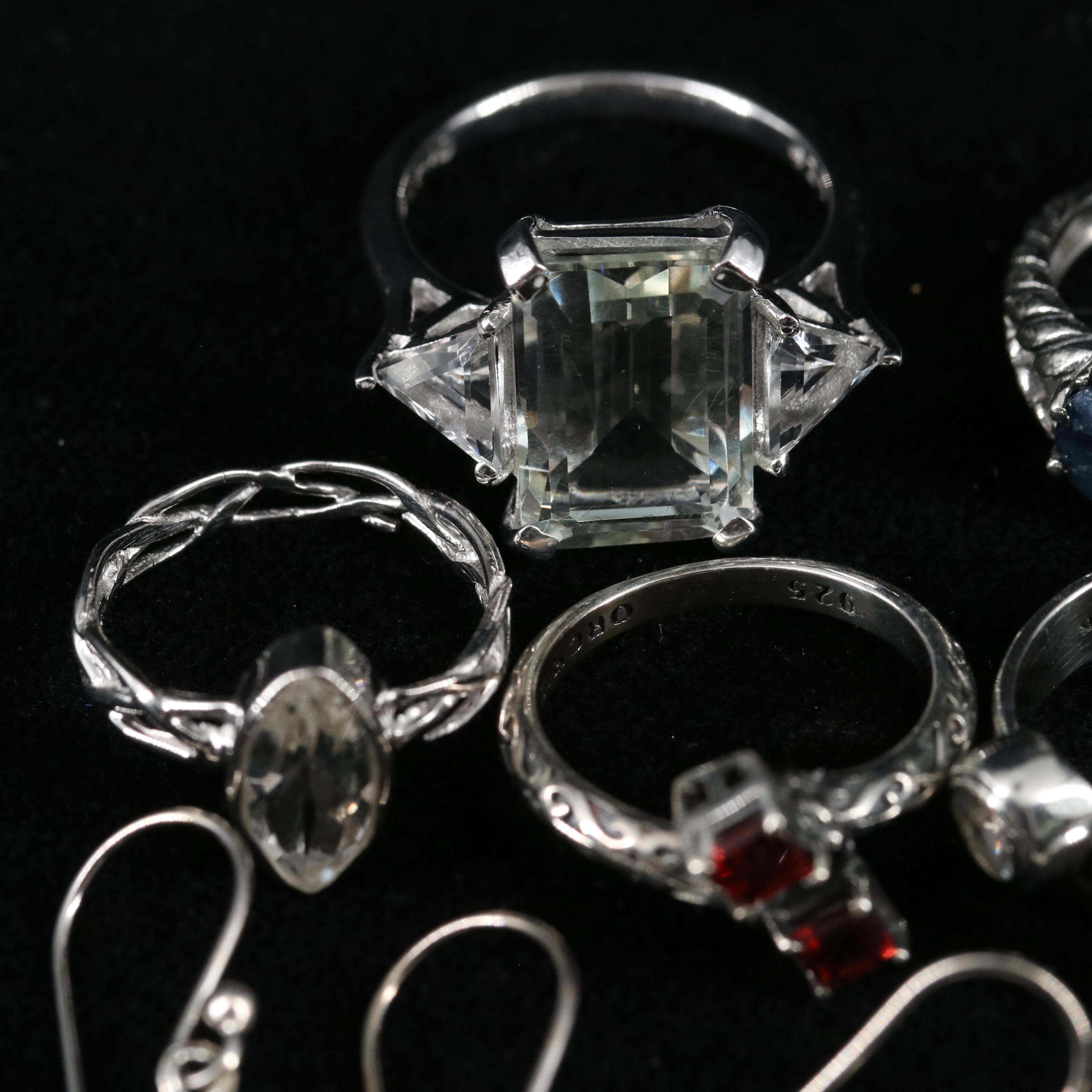 14 Assorted Sterling Silver Rings, Necklaces, and Earrings | EBTH