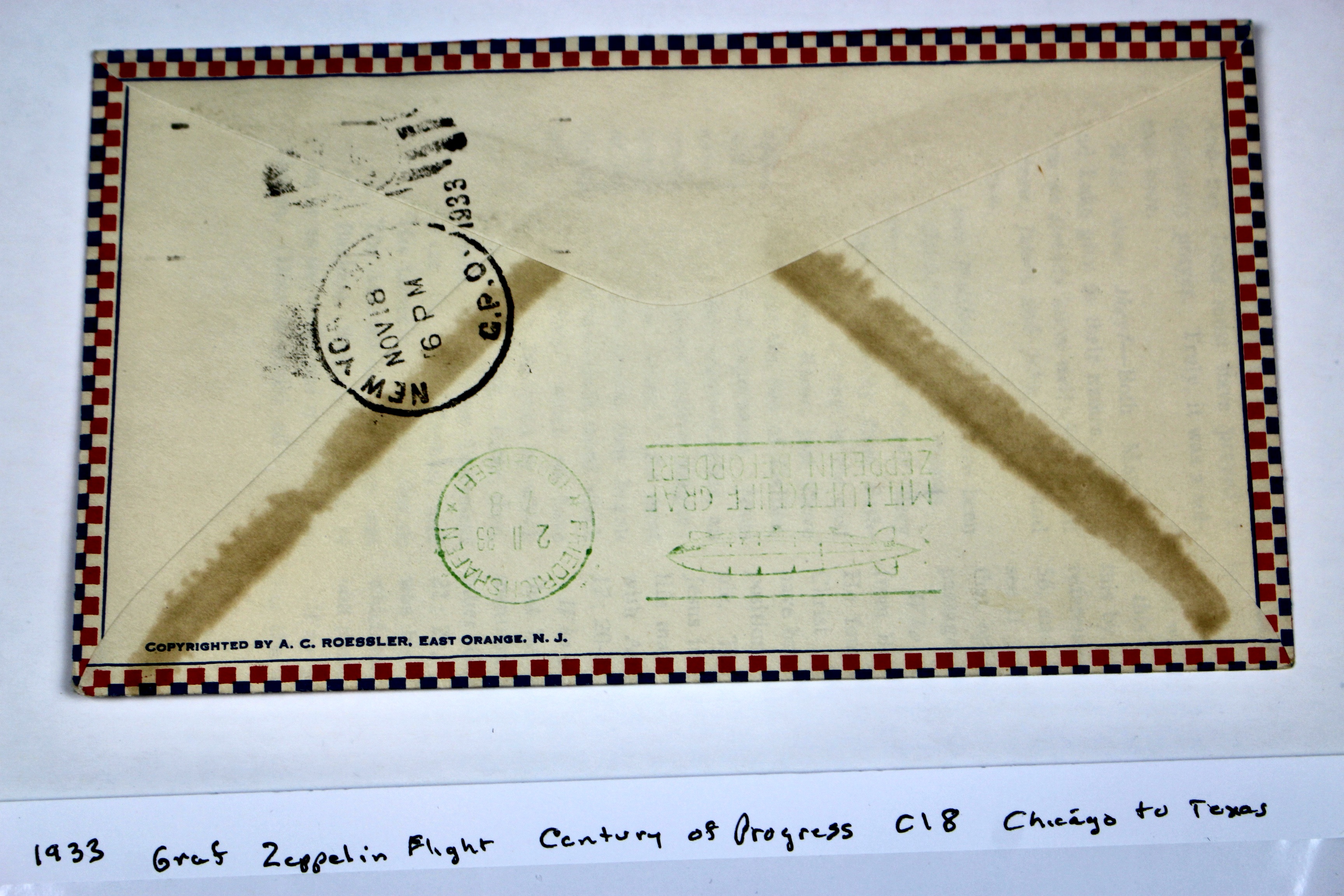 1933 Graf Zeppelin "Century of Progress" Postal Cover | EBTH