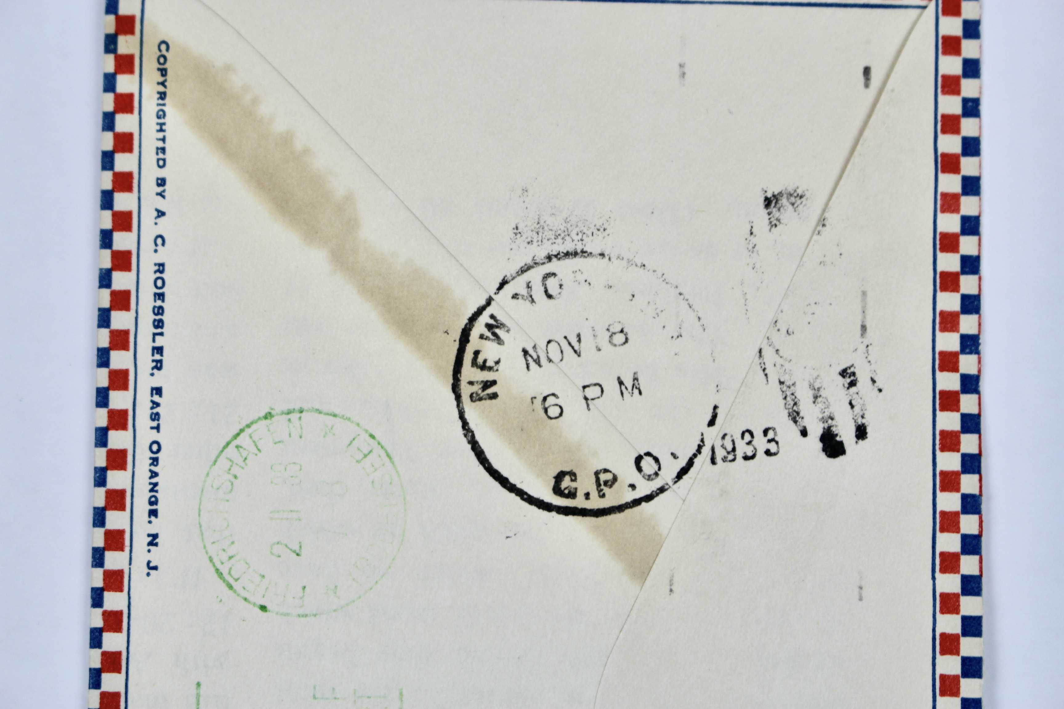 1933 Graf Zeppelin "Century of Progress" Postal Cover | EBTH