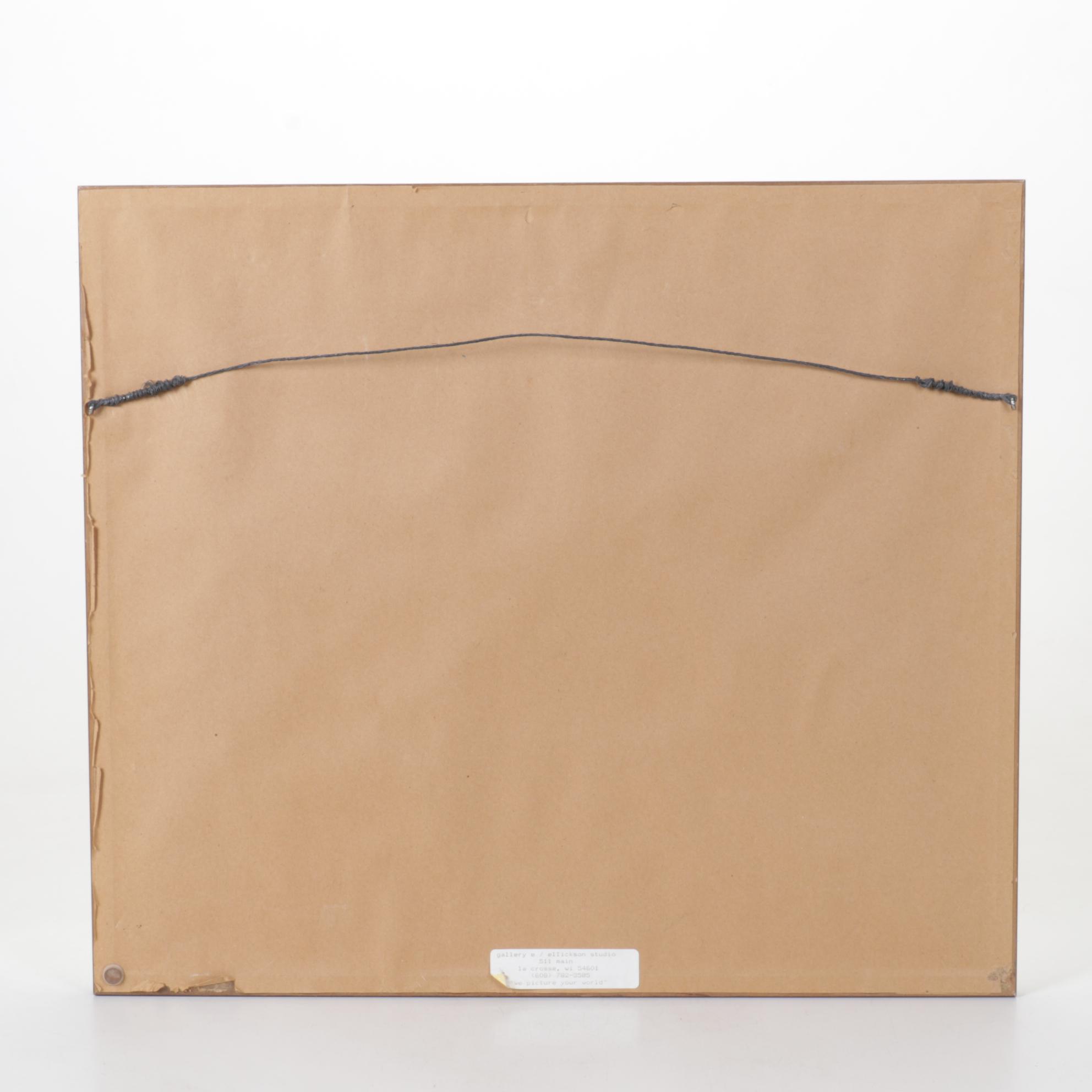 Morten E. Solberg "Cheetahs on the Okavango Delta" Graphite Drawing | EBTH