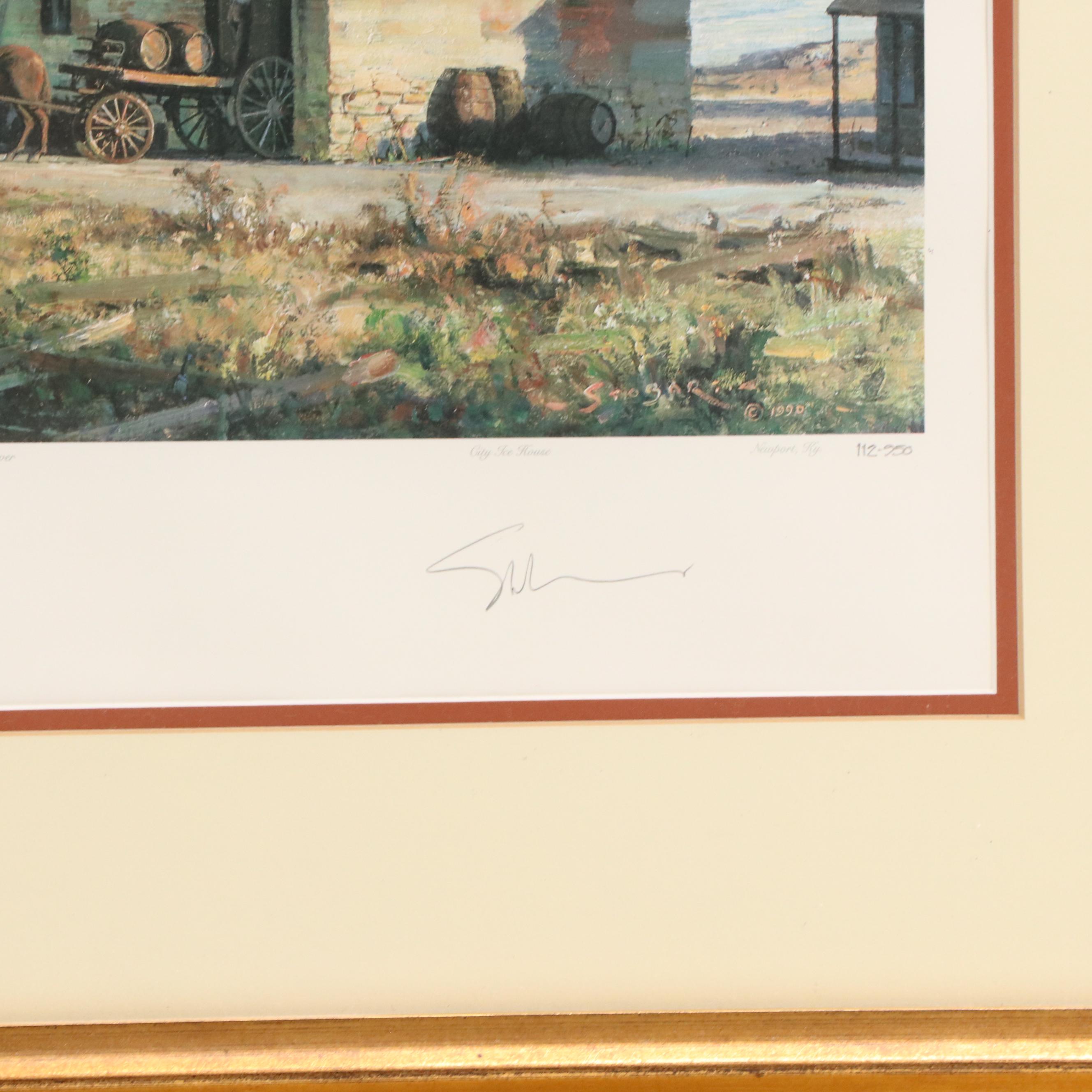 John Stobart Offset Lithograph "Cincinnati" | EBTH